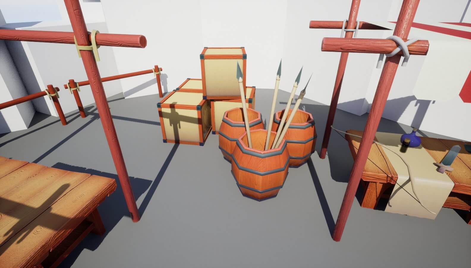 Medieval Merchant Assets Pack - 3D Model by Flamti