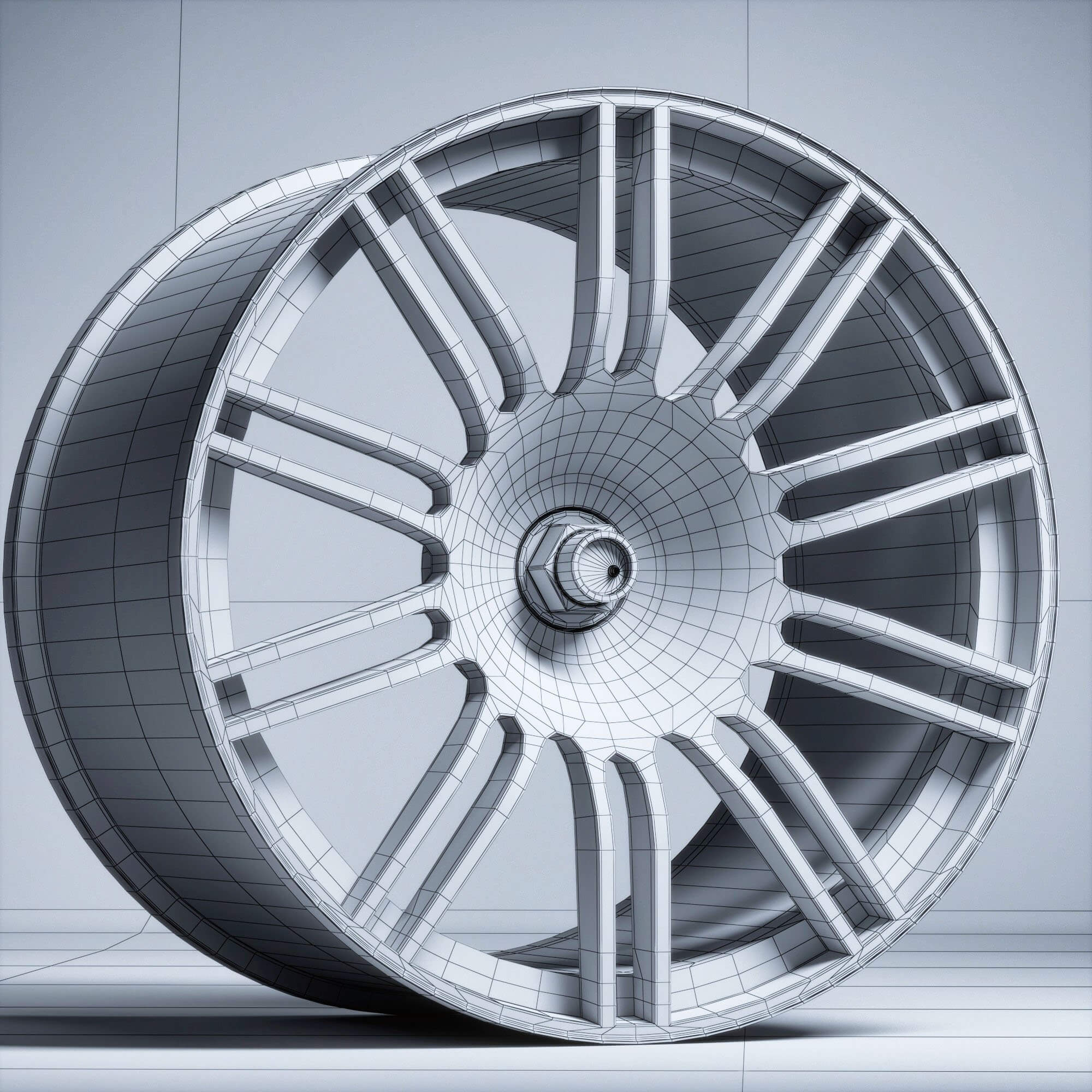 BBS Wheels - RE594 RE595 3D Model by flathat3d