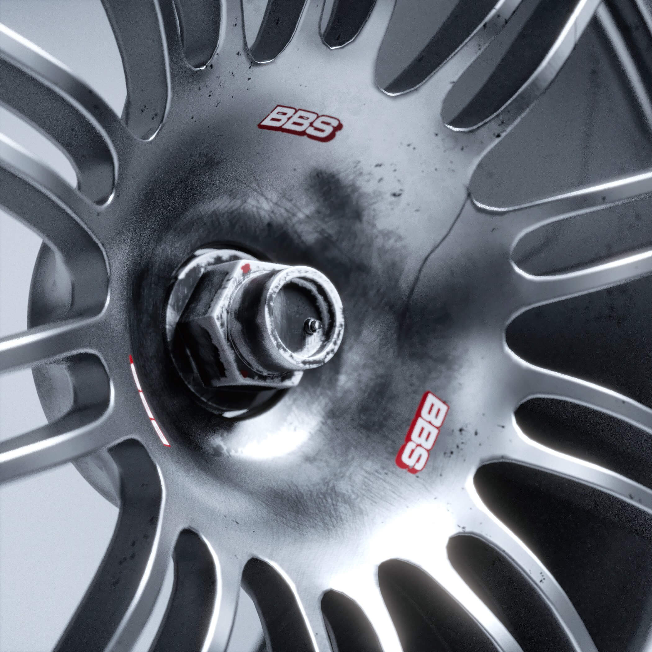 BBS Wheels - RE594 RE595 3D Model by flathat3d