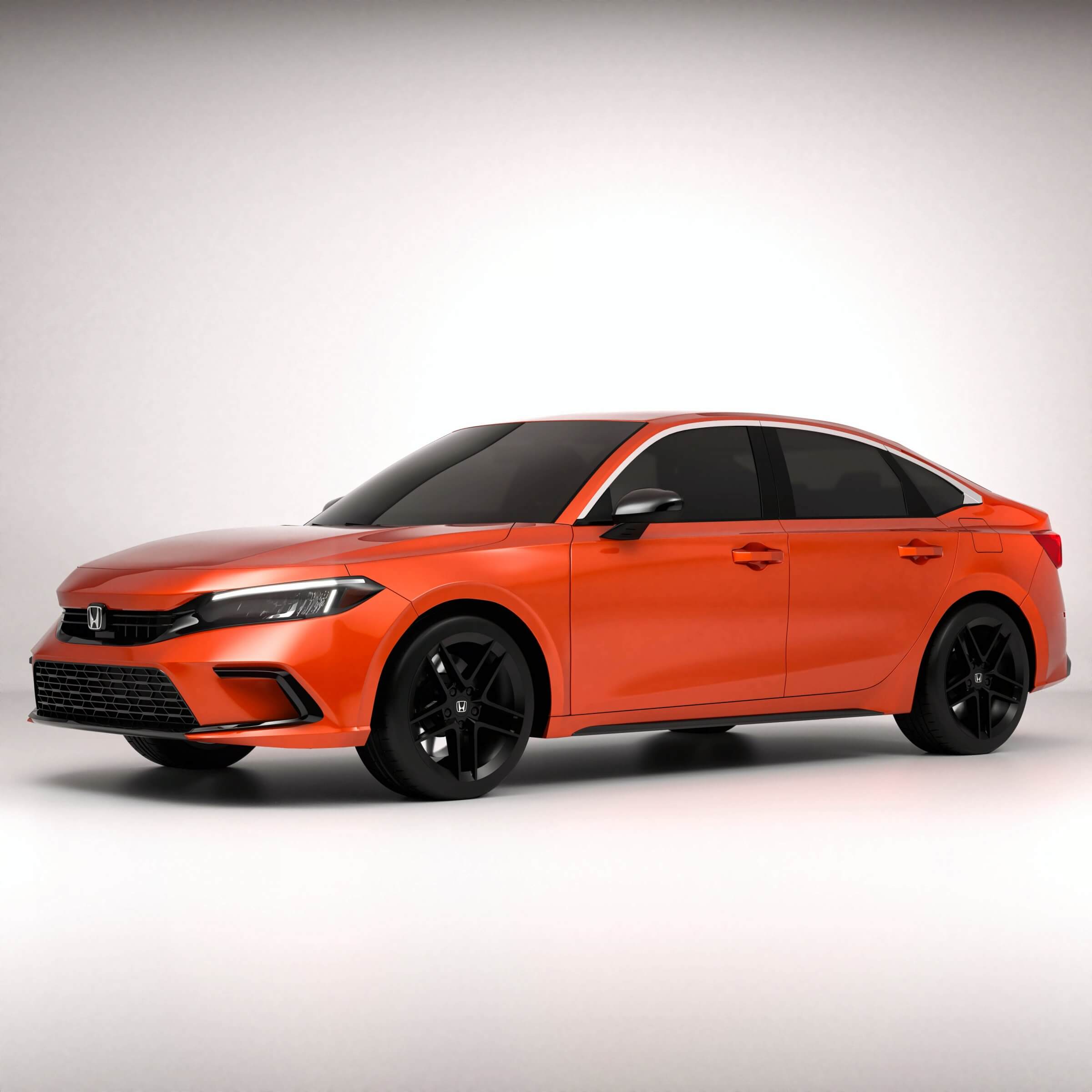 Honda Civic Prototype 2022 - 3D Model by flathat3d