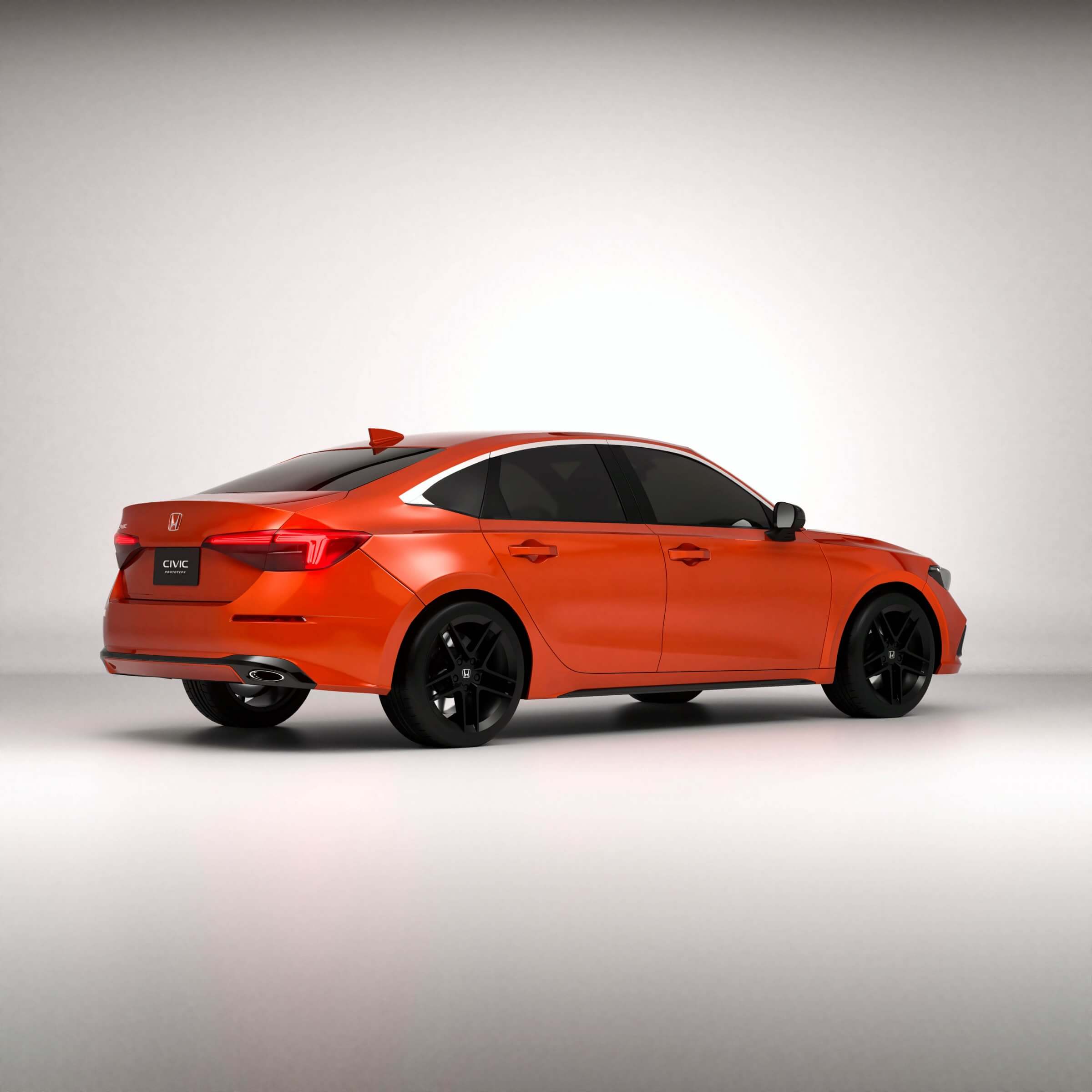 Honda Civic Prototype 2022 - 3D Model by flathat3d