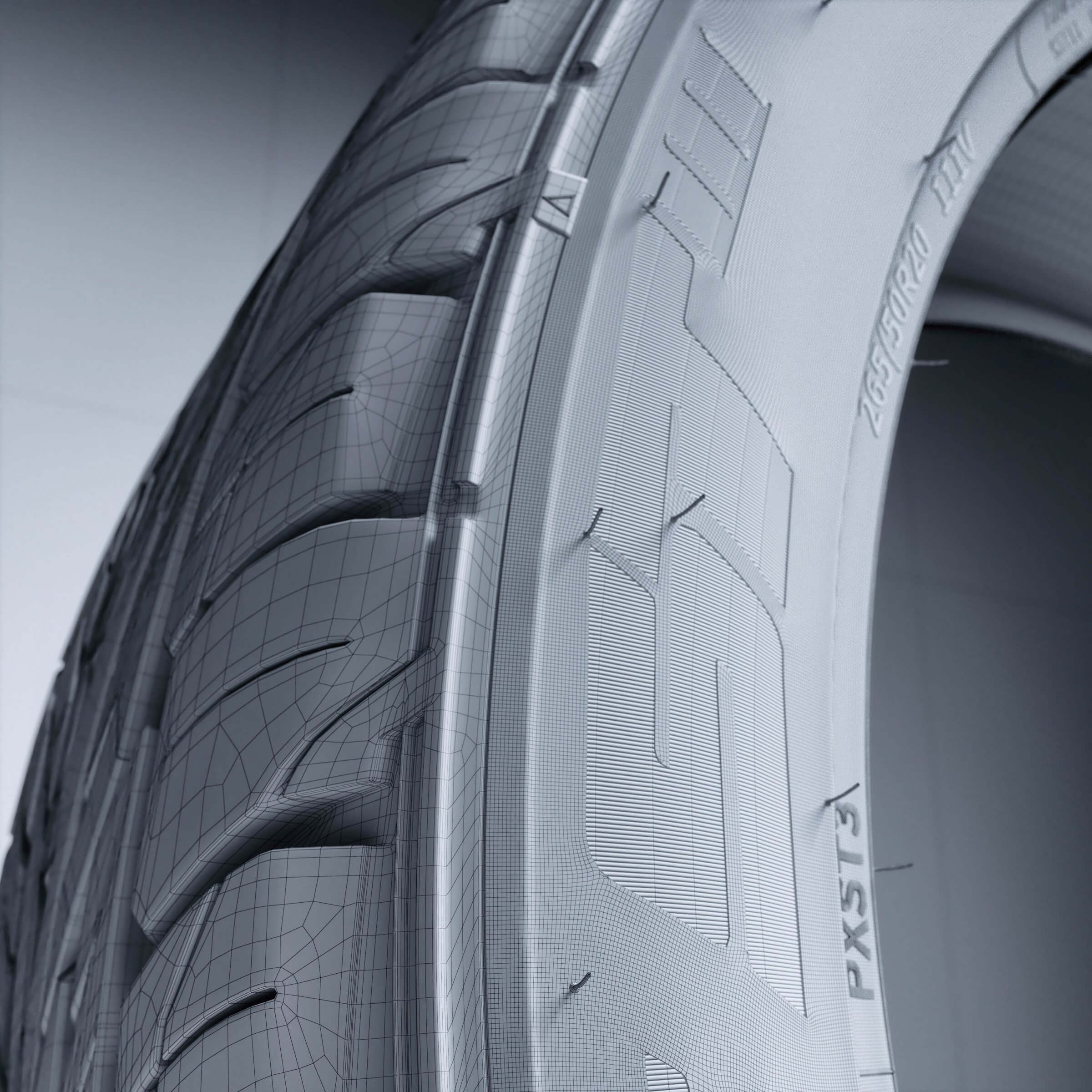 Toyo Proxes St3 - 3D Model by flathat3d