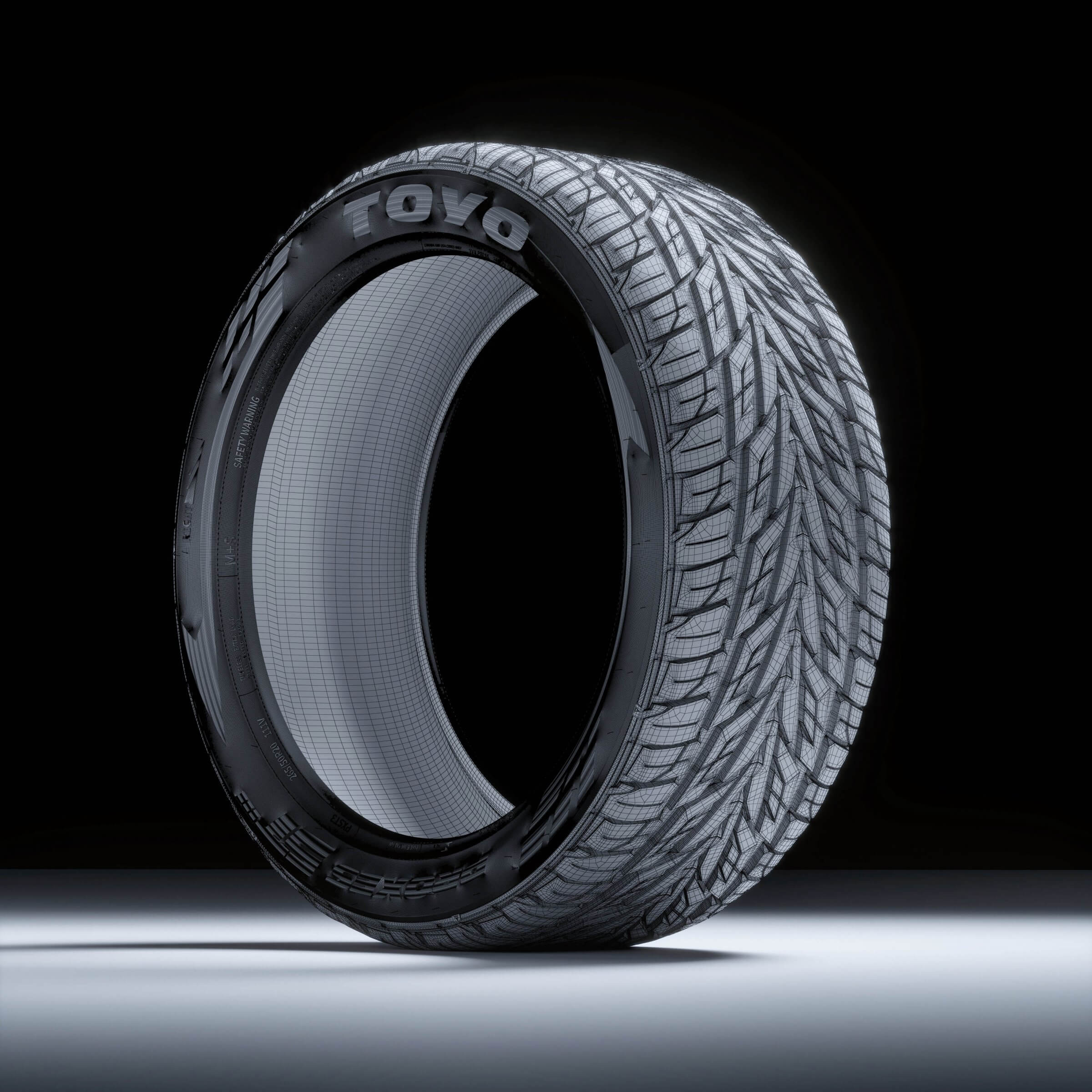 Toyo Proxes St3 - 3D Model by flathat3d