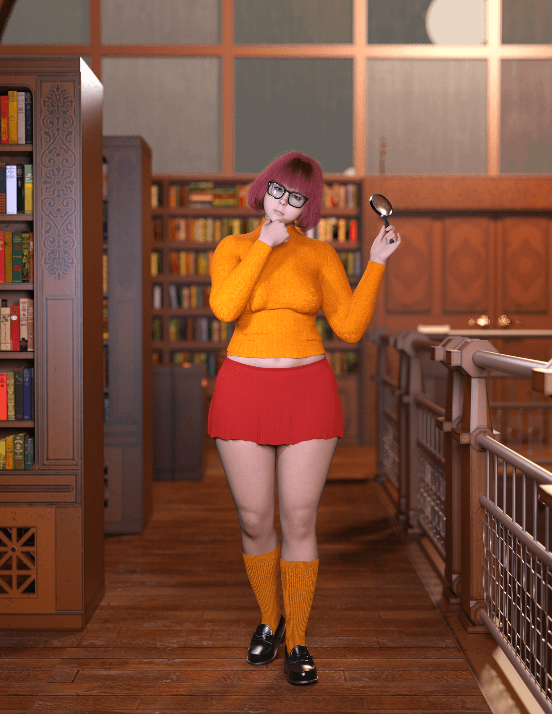 Thelma Character Morph for G9 - Free Daz Content by flaunts3d