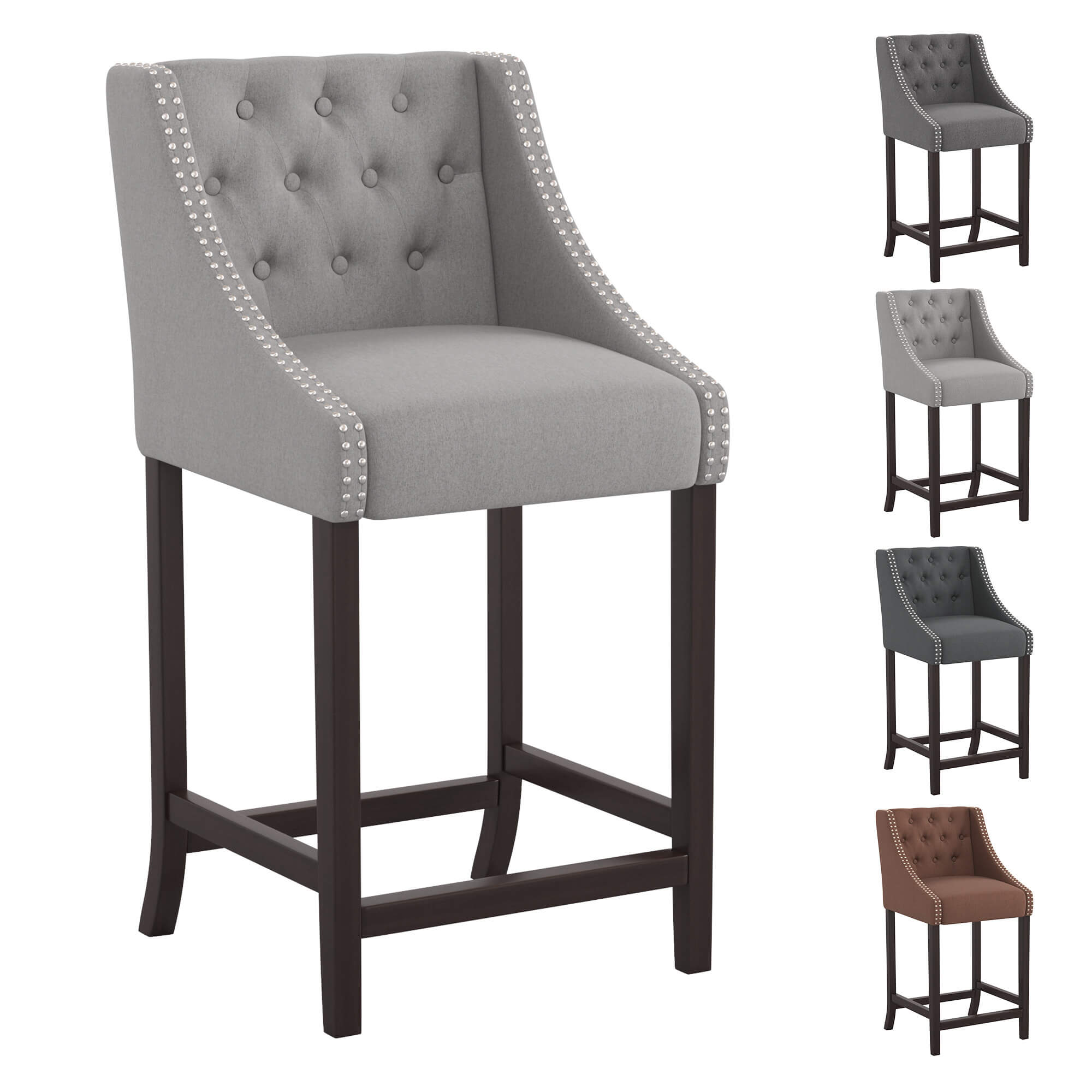 Bar Stool Carmel Series 30 Inch - 3D Model by flawless3d