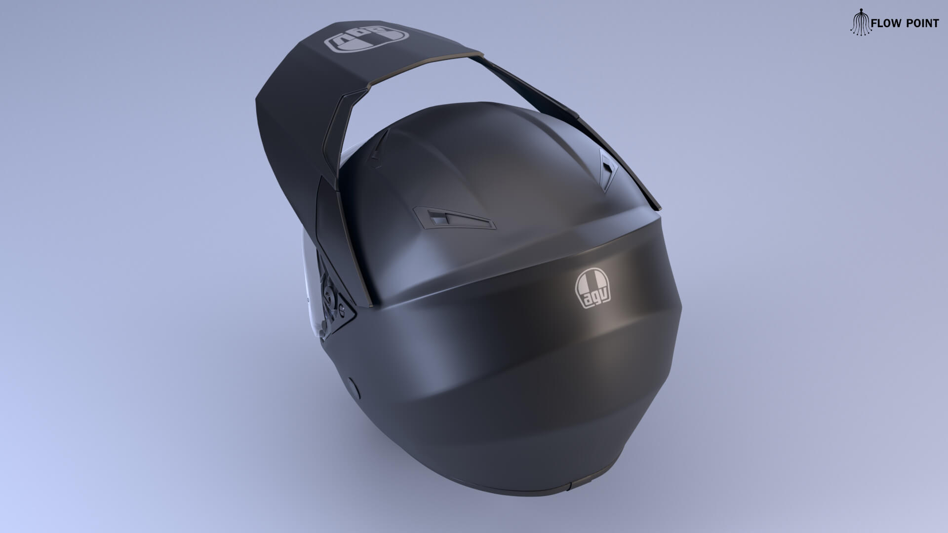 Agv-AX-9 Helmet 3D Model by flowpoint