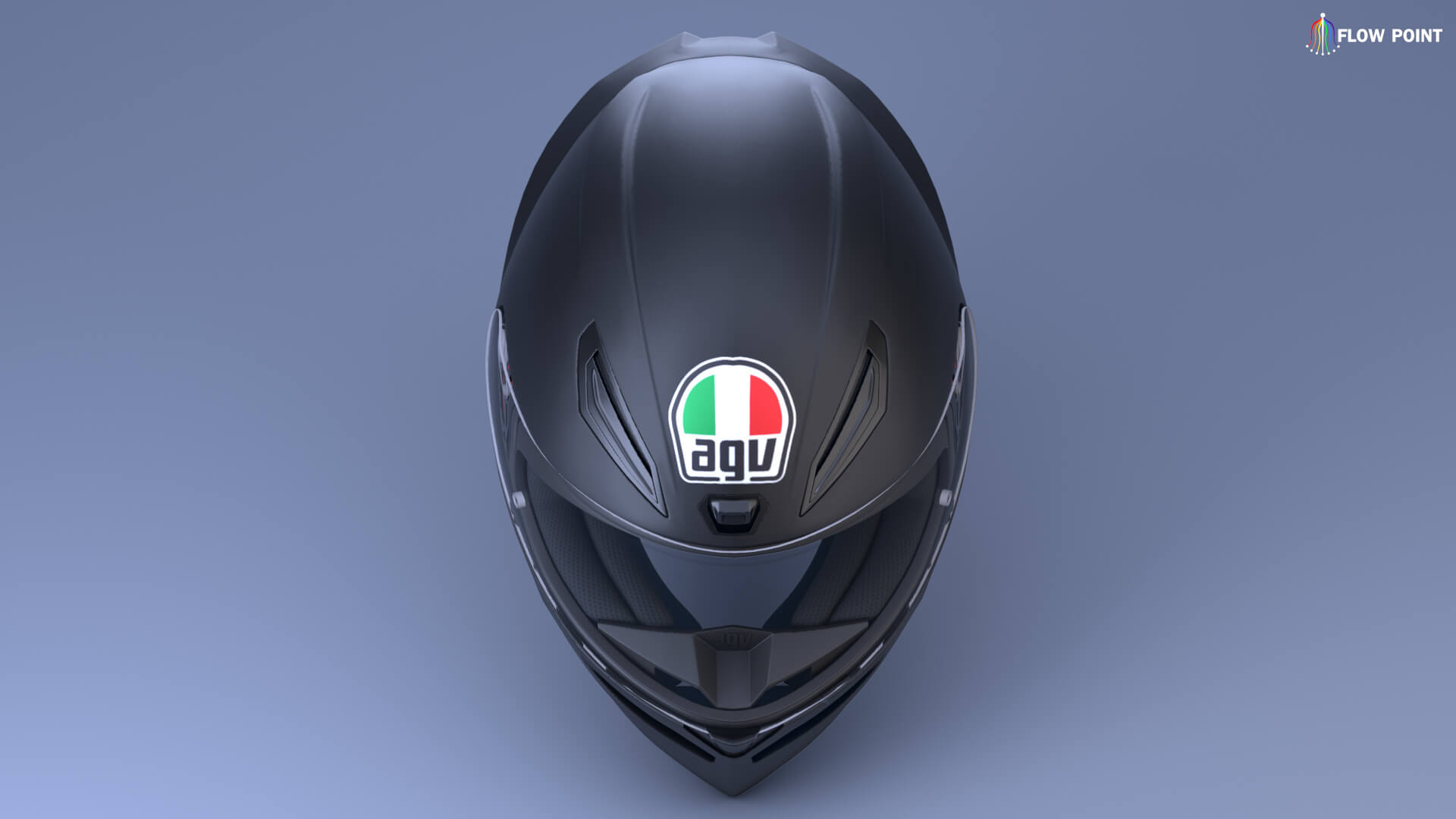 Agv K1-S Helmet 3D Model by flowpoint
