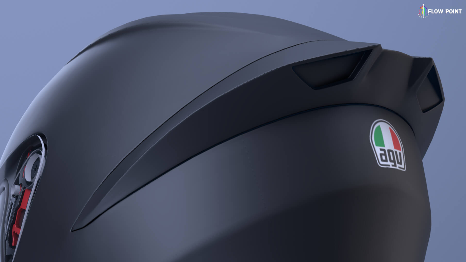 Agv K1-S Helmet 3D Model by flowpoint