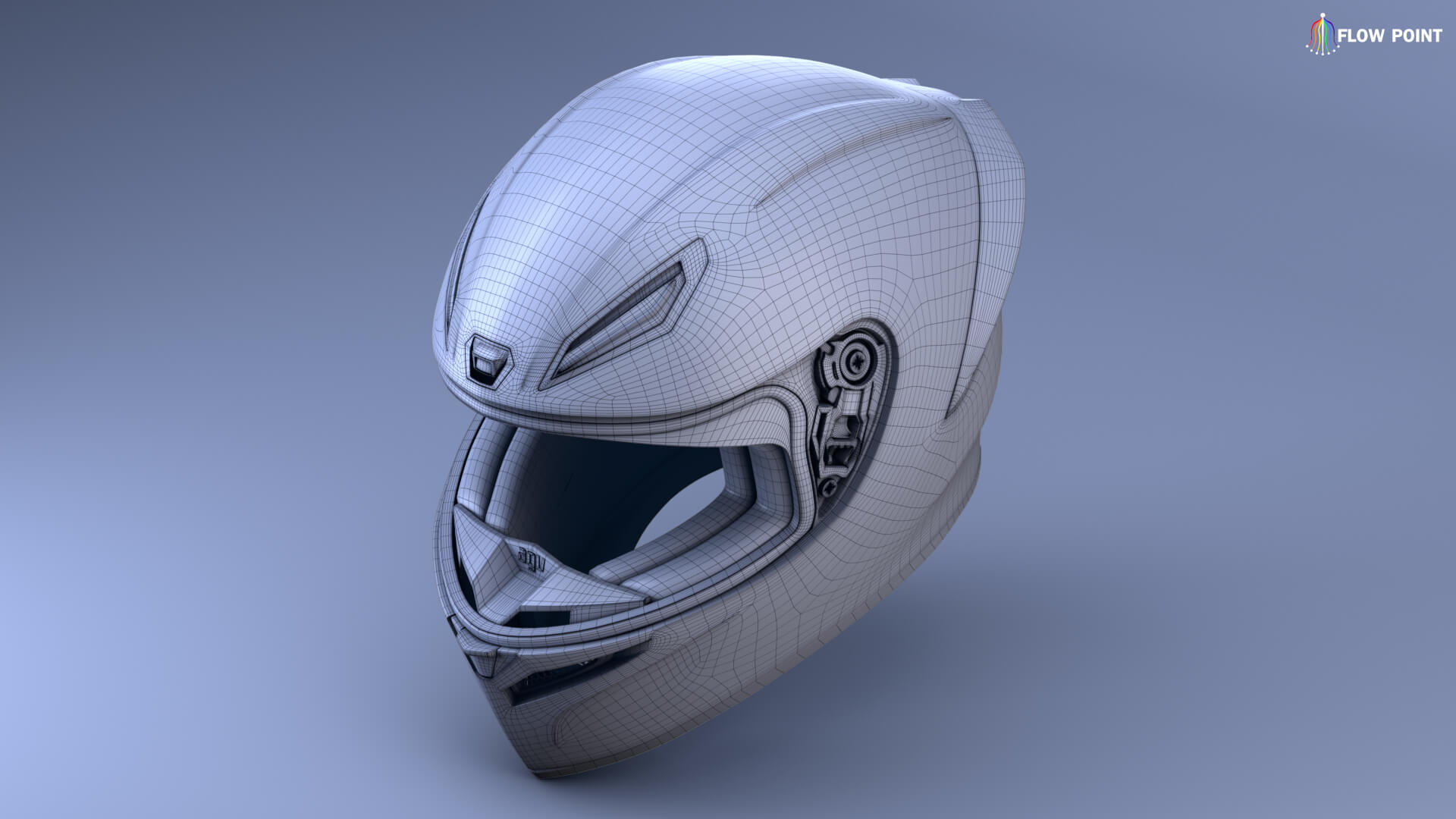 Agv K1-S Helmet 3D Model by flowpoint