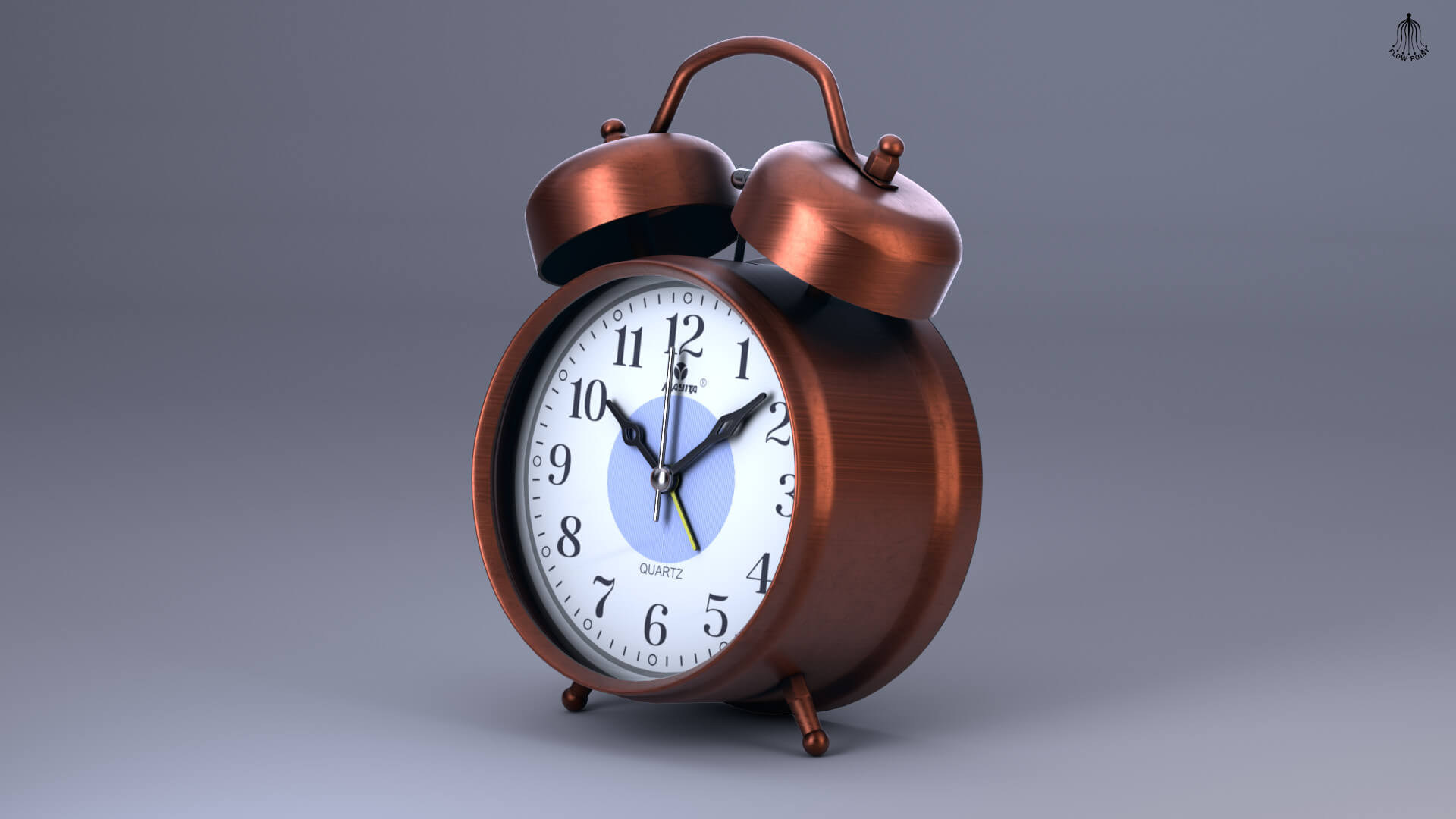 Antique Clock - 3D Model by flowpoint
