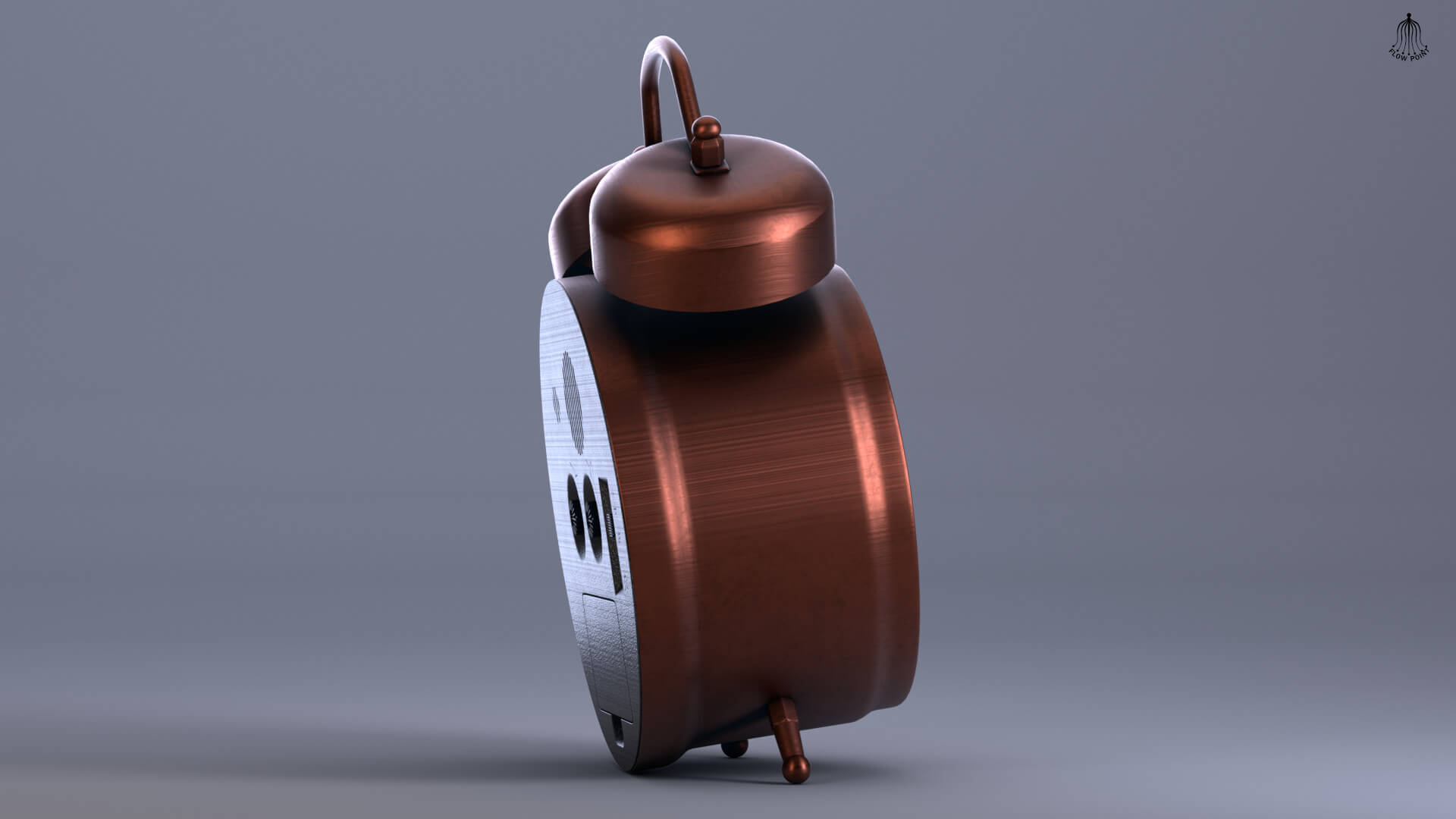 Antique Clock - 3D Model by flowpoint