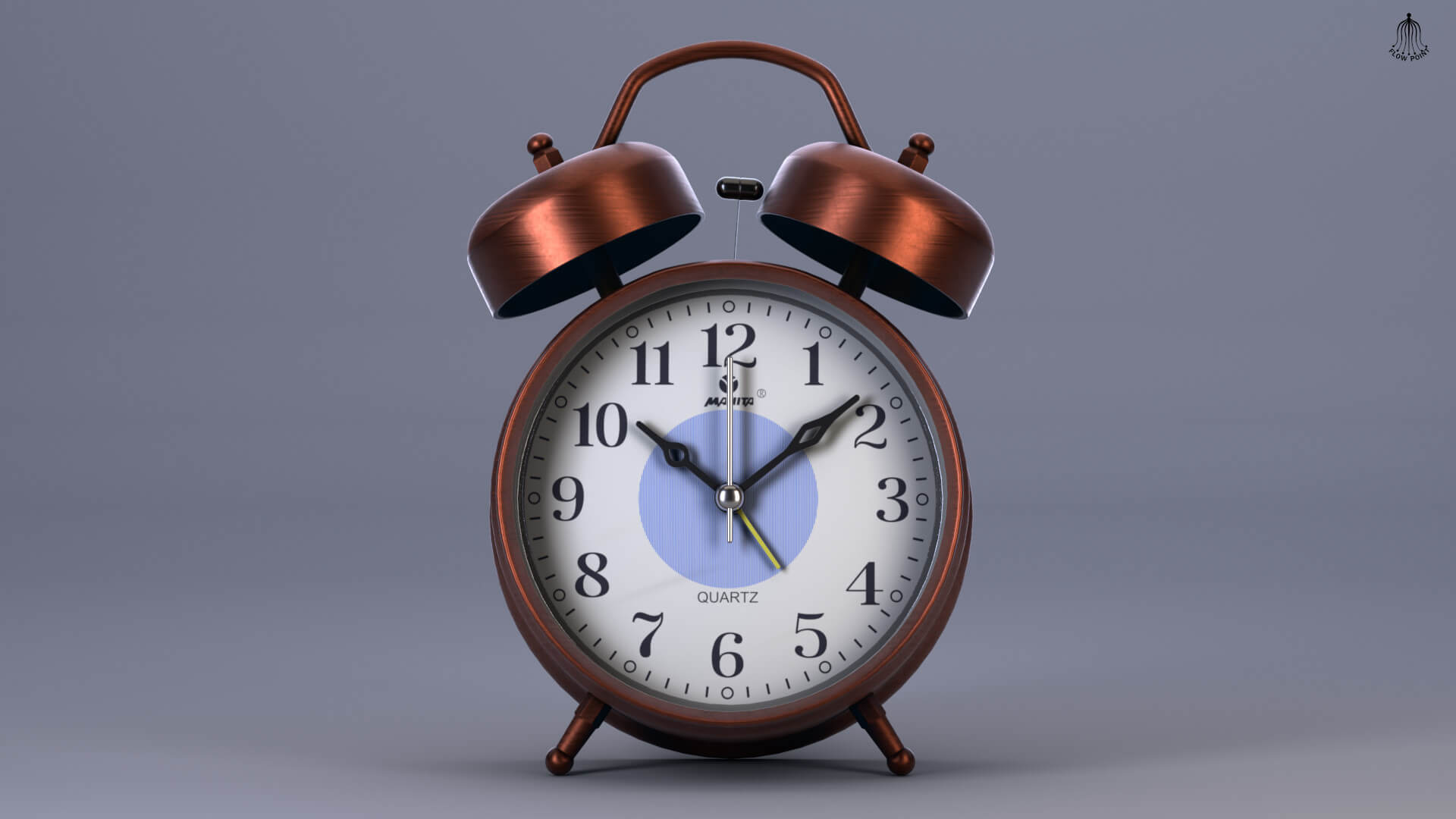 Antique Clock - 3D Model by flowpoint