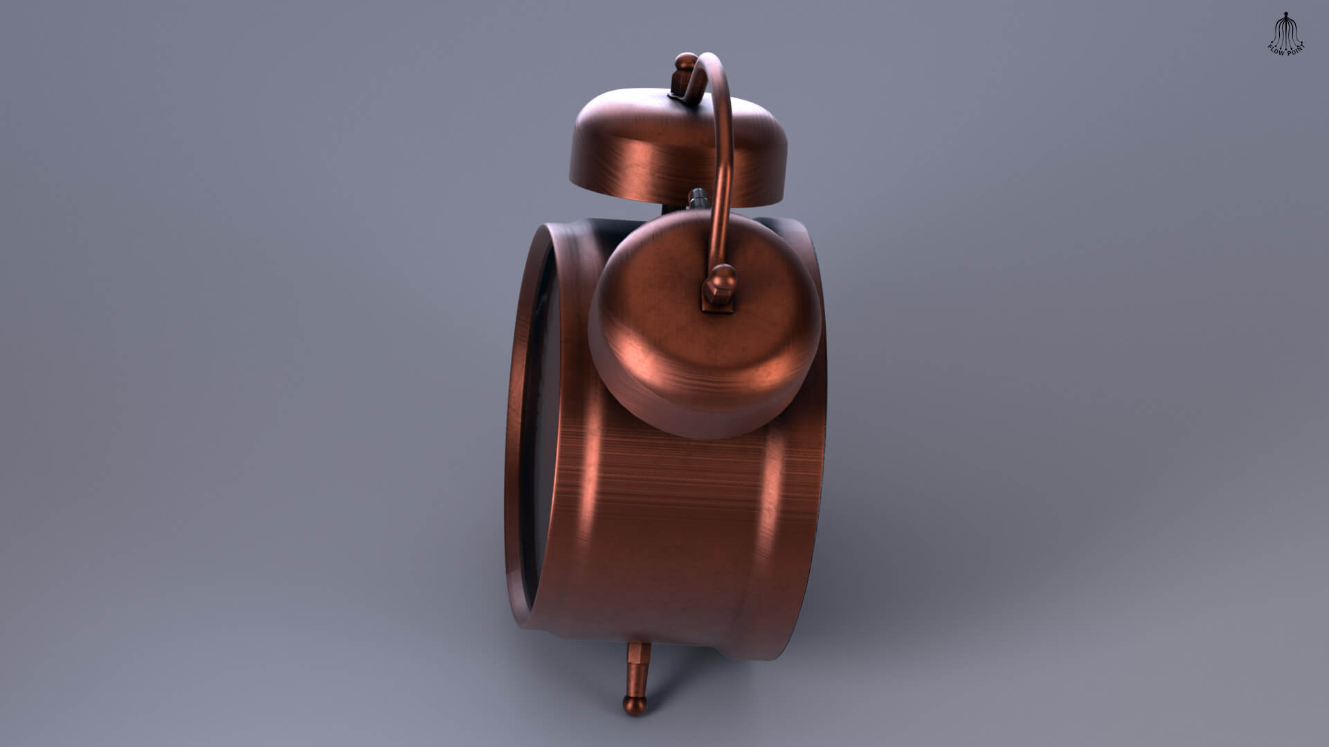 Antique Clock - 3D Model by flowpoint