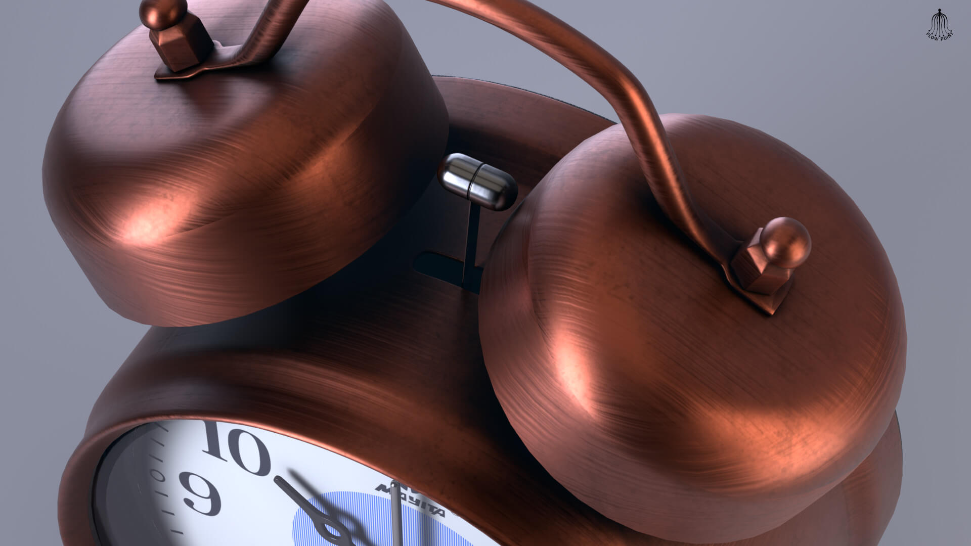 Antique Clock - 3D Model by flowpoint