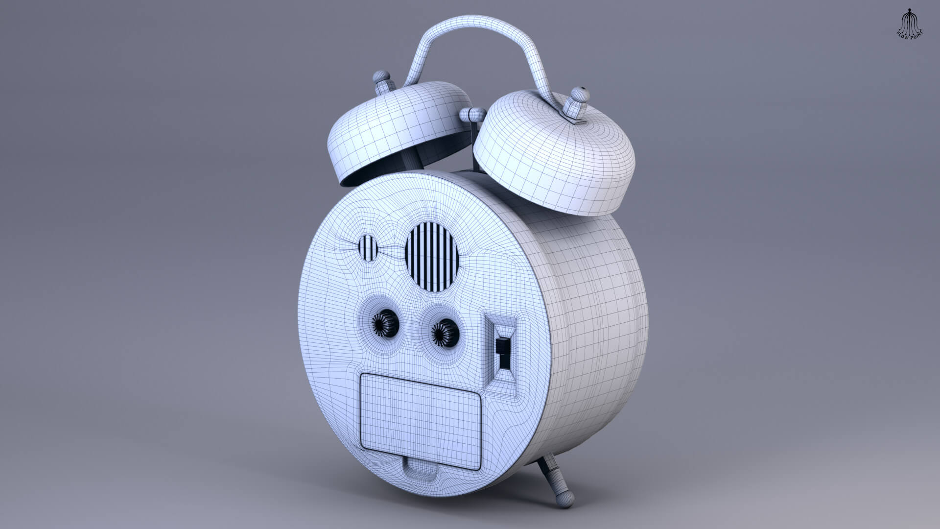 Antique Clock - 3D Model by flowpoint