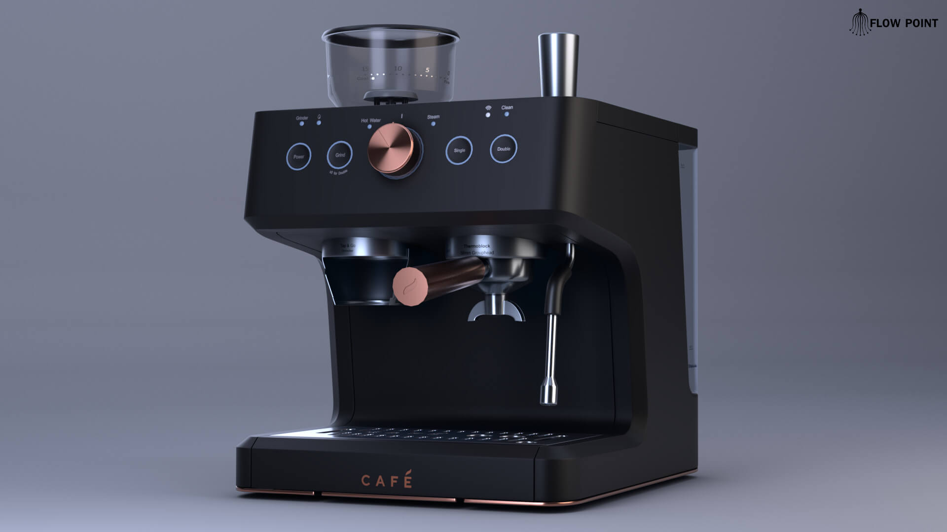 Cafe Bellissimo Coffee Maker - 3D Model by flowpoint