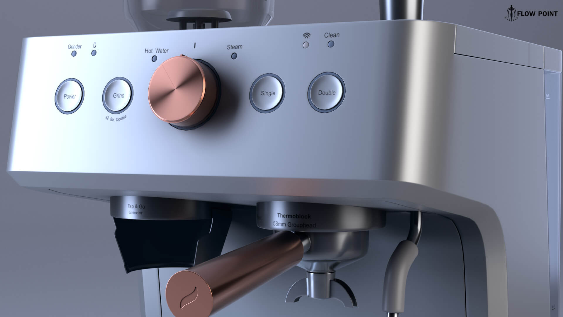 Cafe Bellissimo Coffee Maker - 3D Model by flowpoint