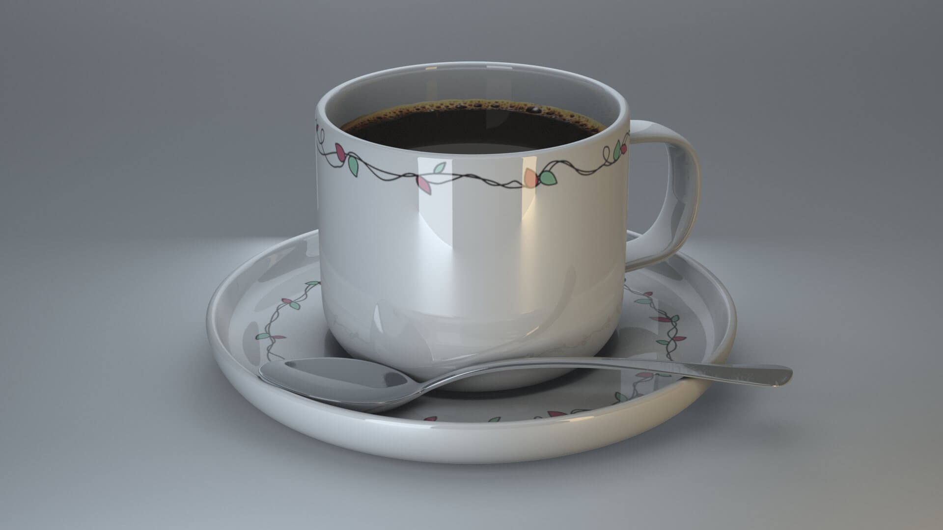 Coffee Cup - 3D Model by flowpoint
