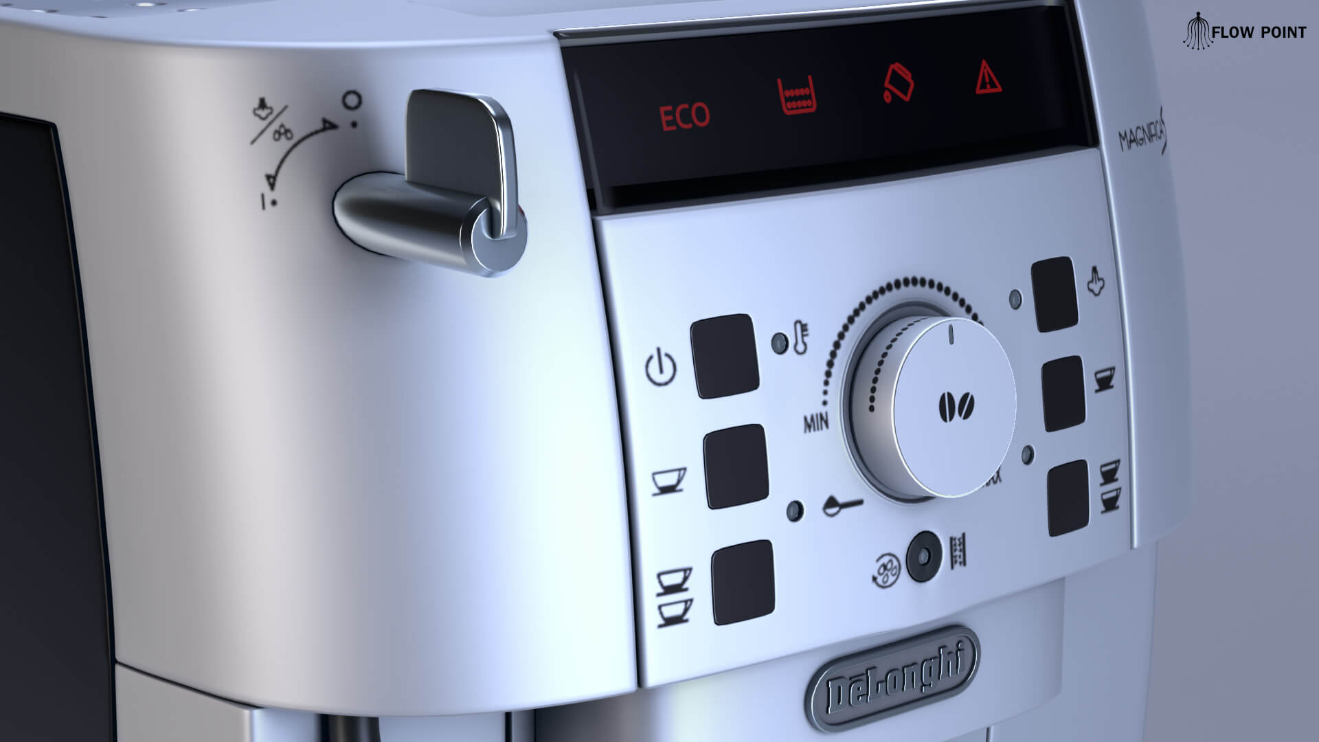 Delonghi-Magnifica-S Coffee Maker 3D Model by flowpoint