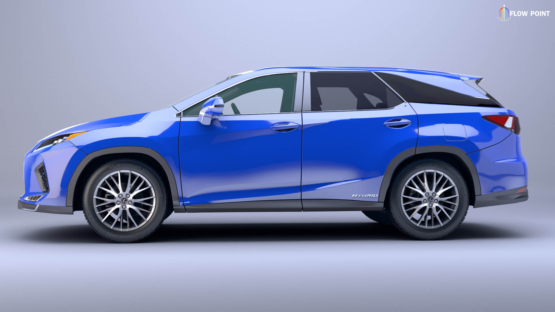Lexus RX450h 2022 - 3D Model by flowpoint