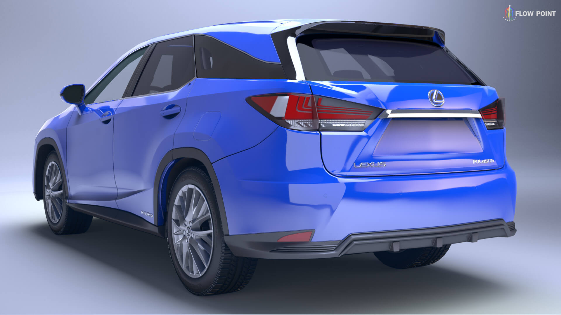 Lexus RX450h 2022 - 3D Model by flowpoint