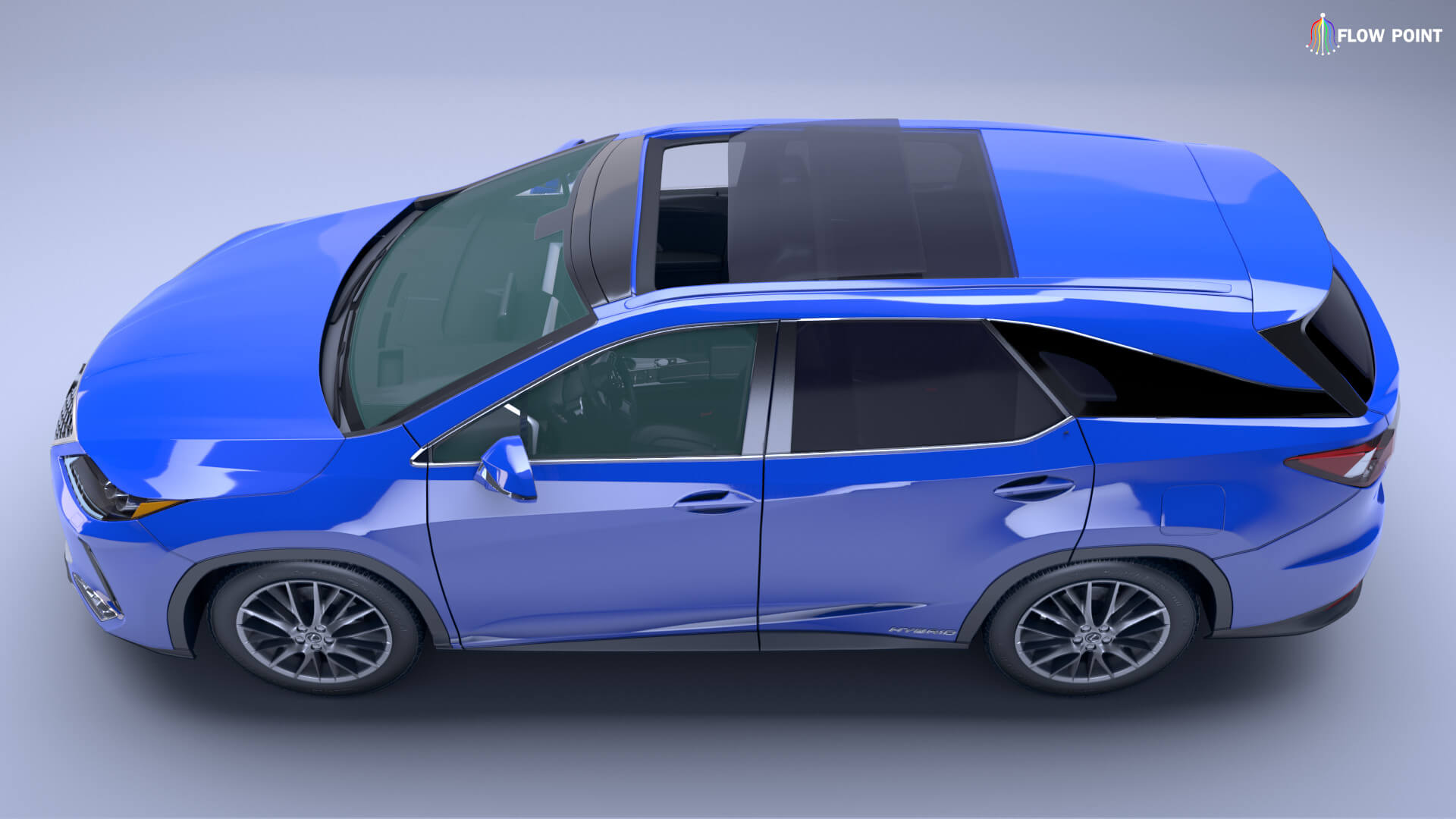 Lexus RX450h 2022 - 3D Model by flowpoint