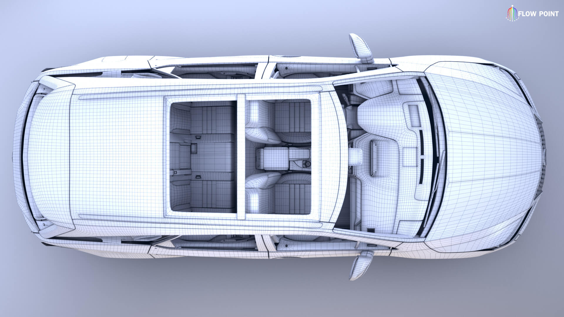 Lexus RX450h 2022 - 3D Model by flowpoint