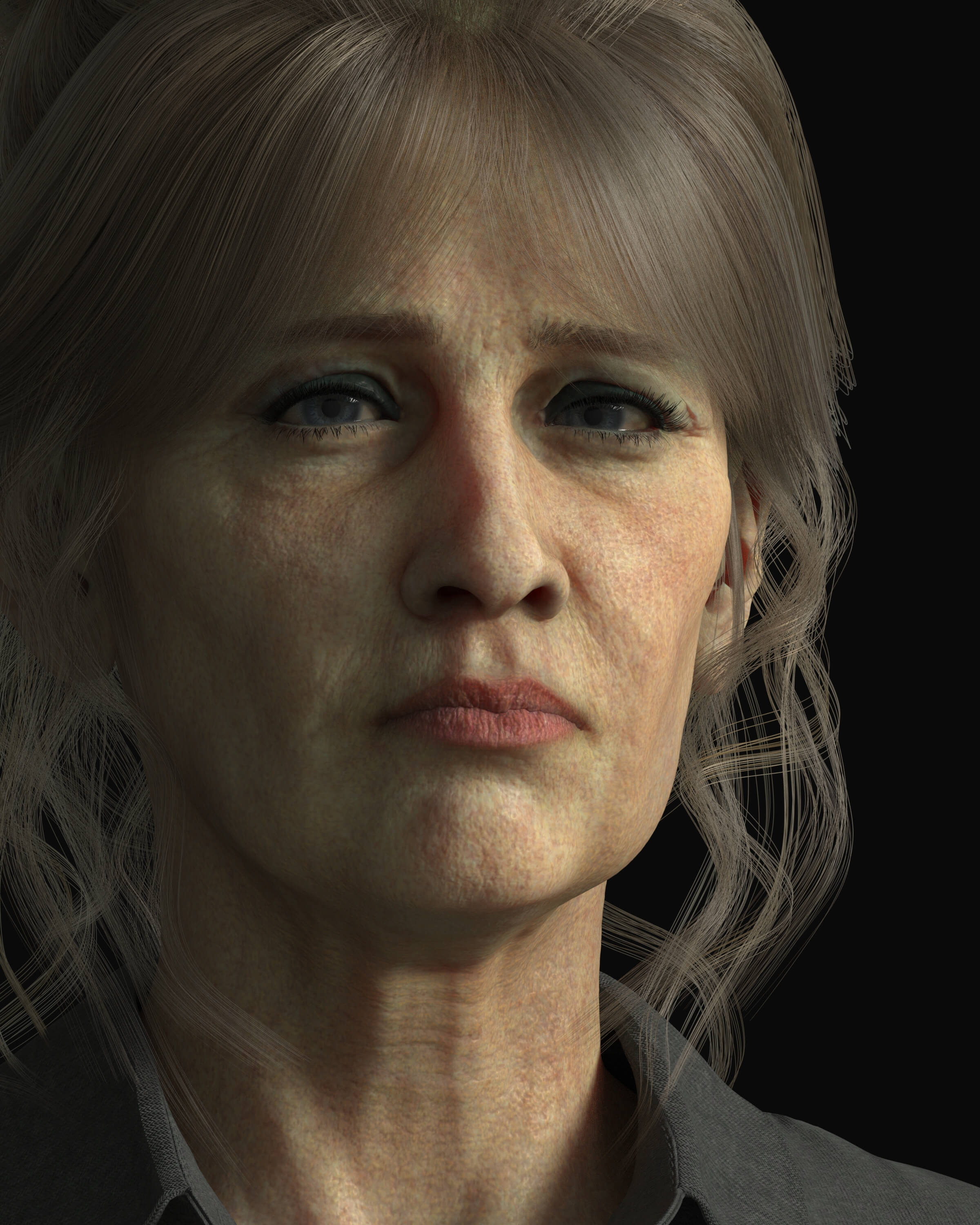 Getting Older 3D Render, Digital Art by Fly028