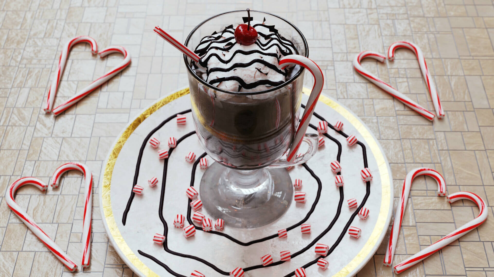 Sugar Overload 3D Render, Digital Art by FlyingBanana_78