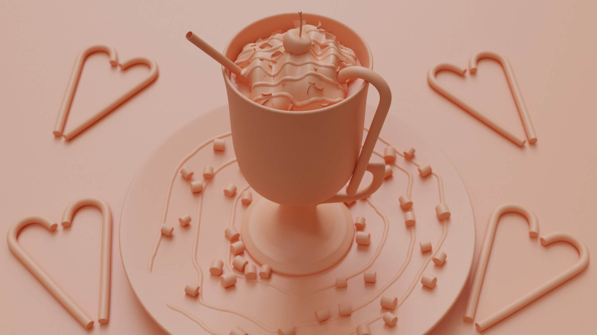 Sugar Overload 3D Render, Digital Art by FlyingBanana_78