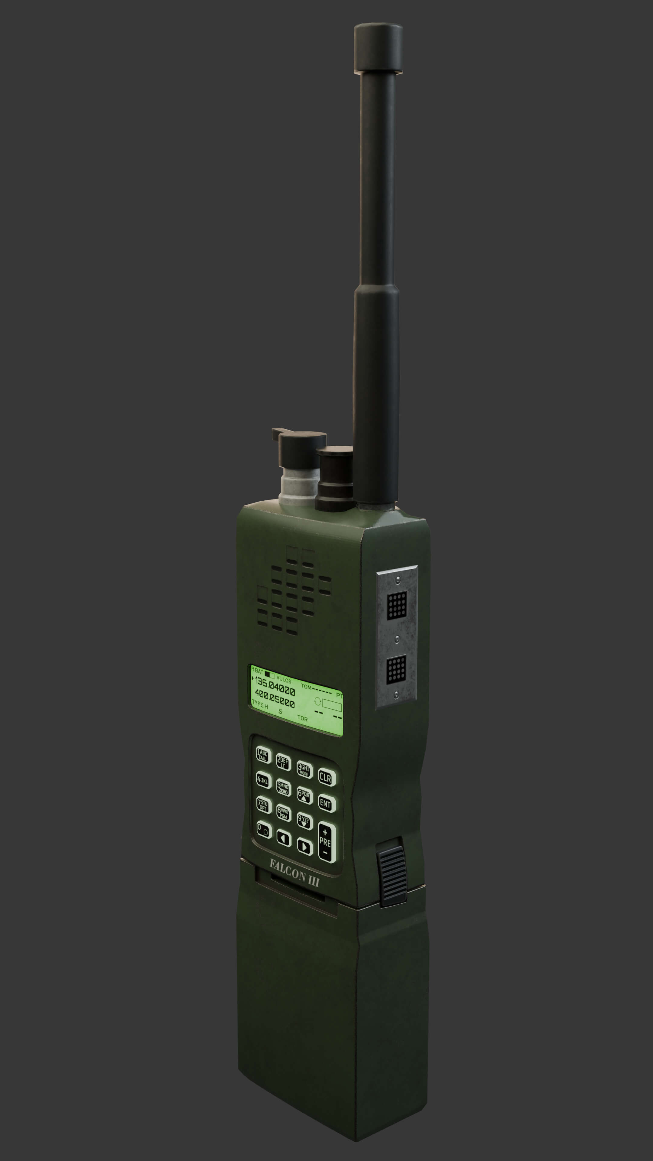 Military Walkie Talkie TRI AN/PRC-152 3D Model by FocusFire