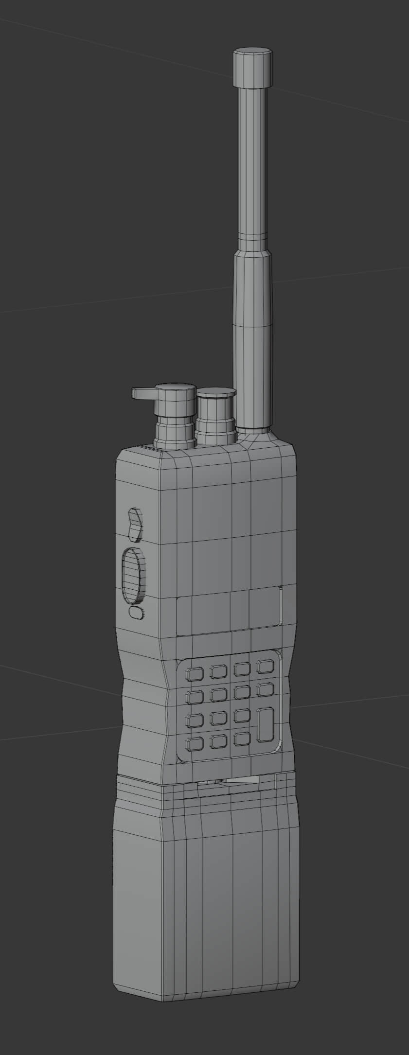 Military Walkie Talkie TRI AN/PRC-152 3D Model by FocusFire