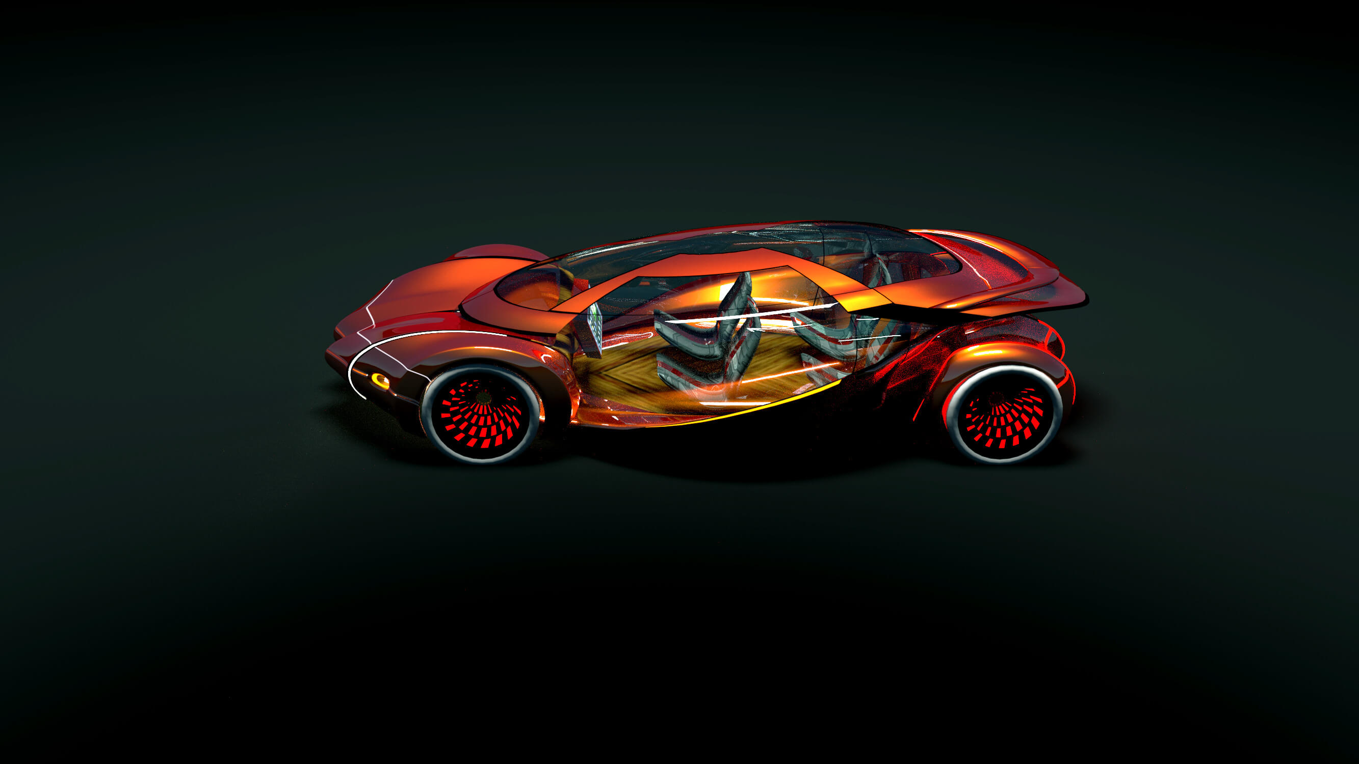 Glass Car Concept - 3D Model by For 1 dolar