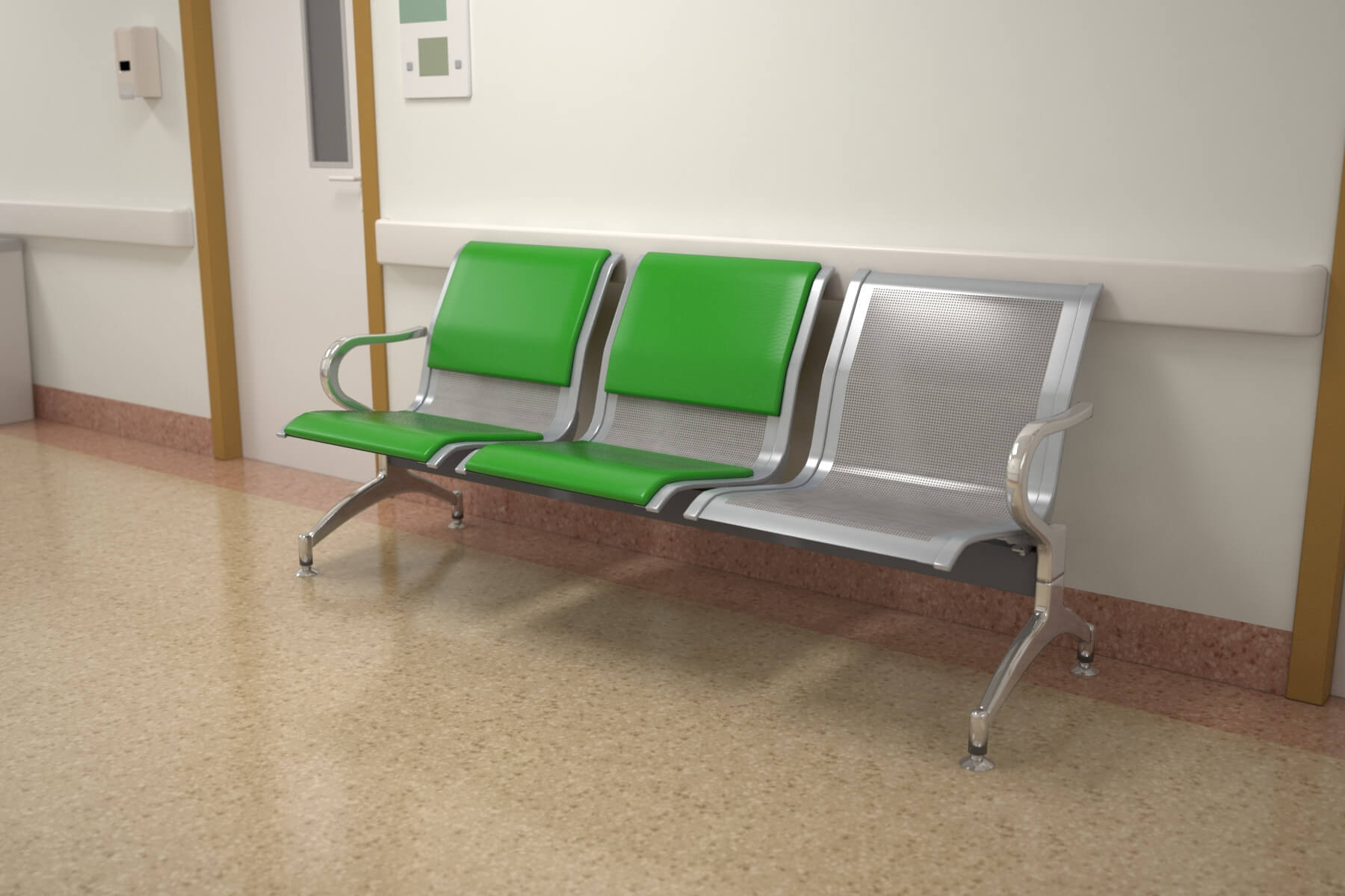 Hospital Corridor - 3D Model by FormD