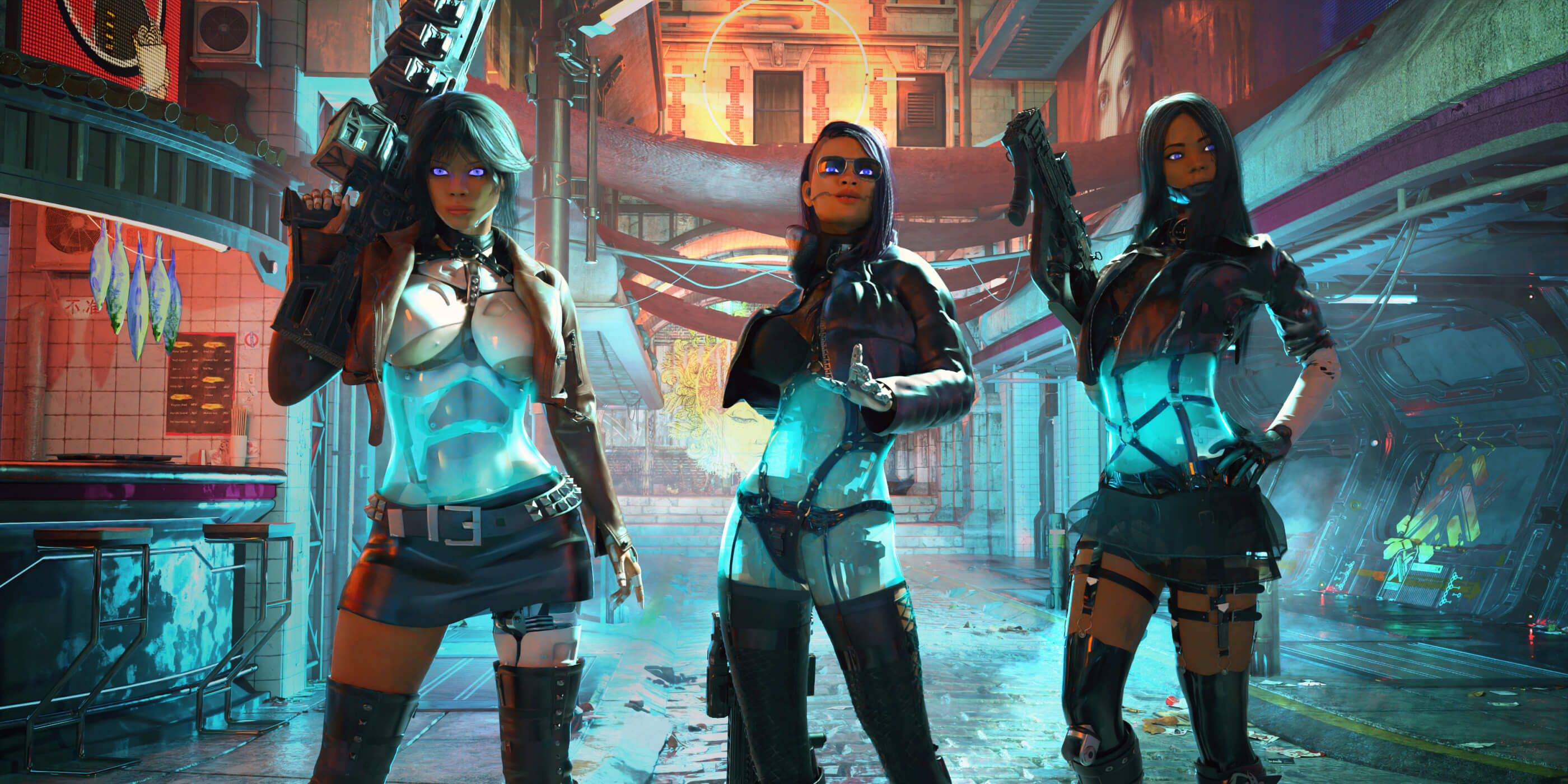 sexy cybergangsters | RenderHub Forum