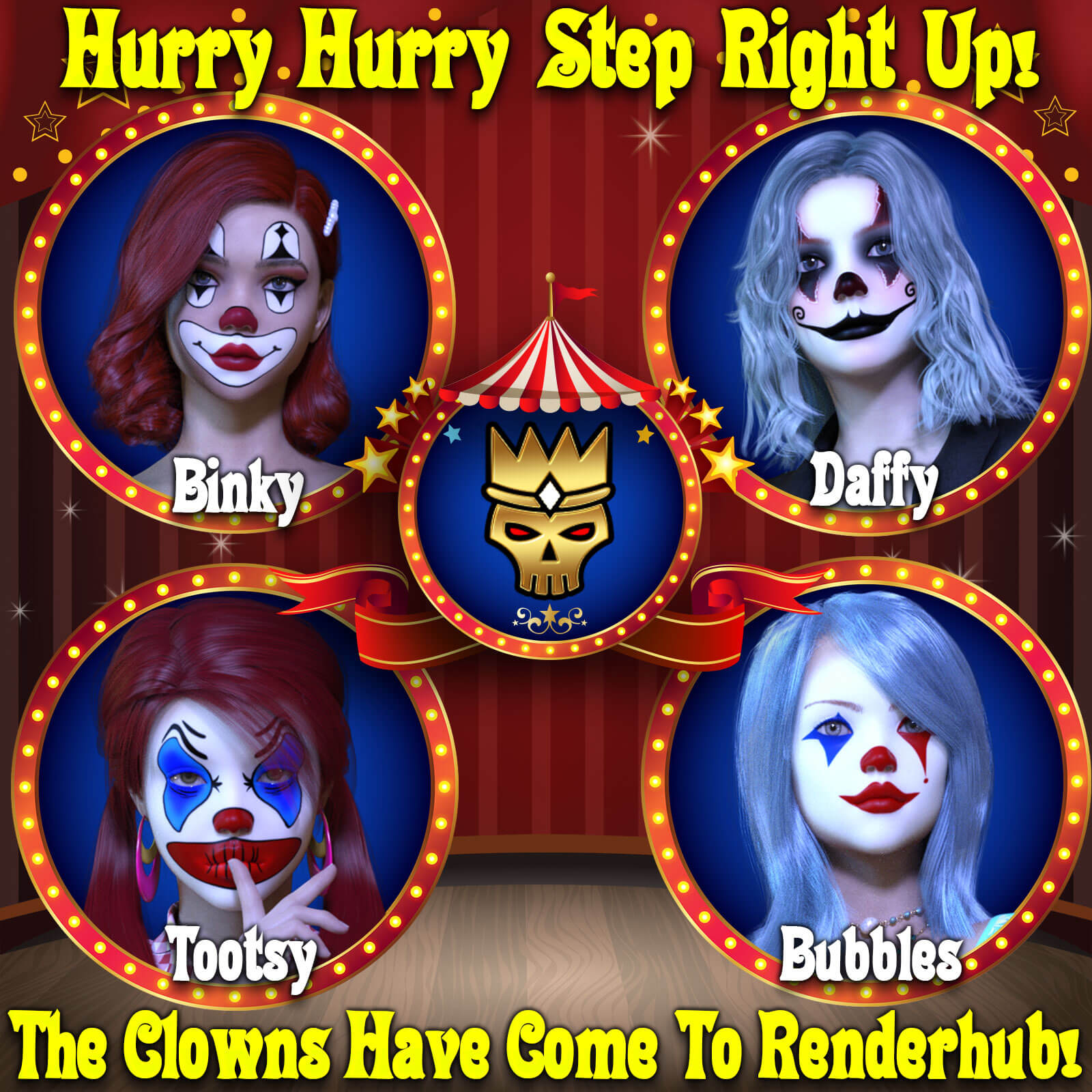 3DLoki & Ennushka's Carnival of Cute & Creepy Vol 1 | RenderHub Forum