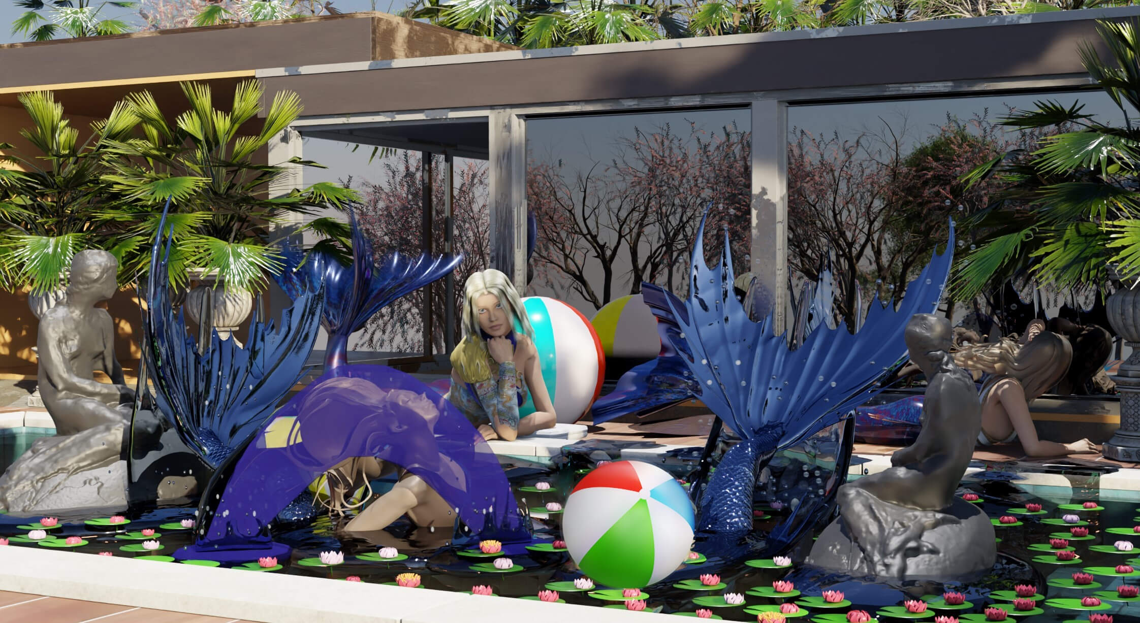 Playful Mermaids | RenderHub Forum