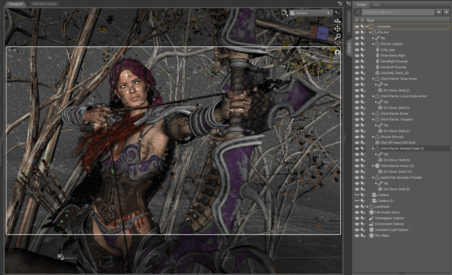 Winter Archer | RenderHub Forum