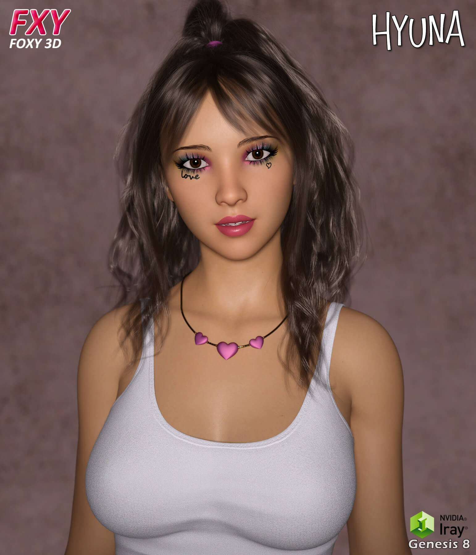 FXY Hyuna Character for Genesis 8 Female - Daz Content by Foxy 3D