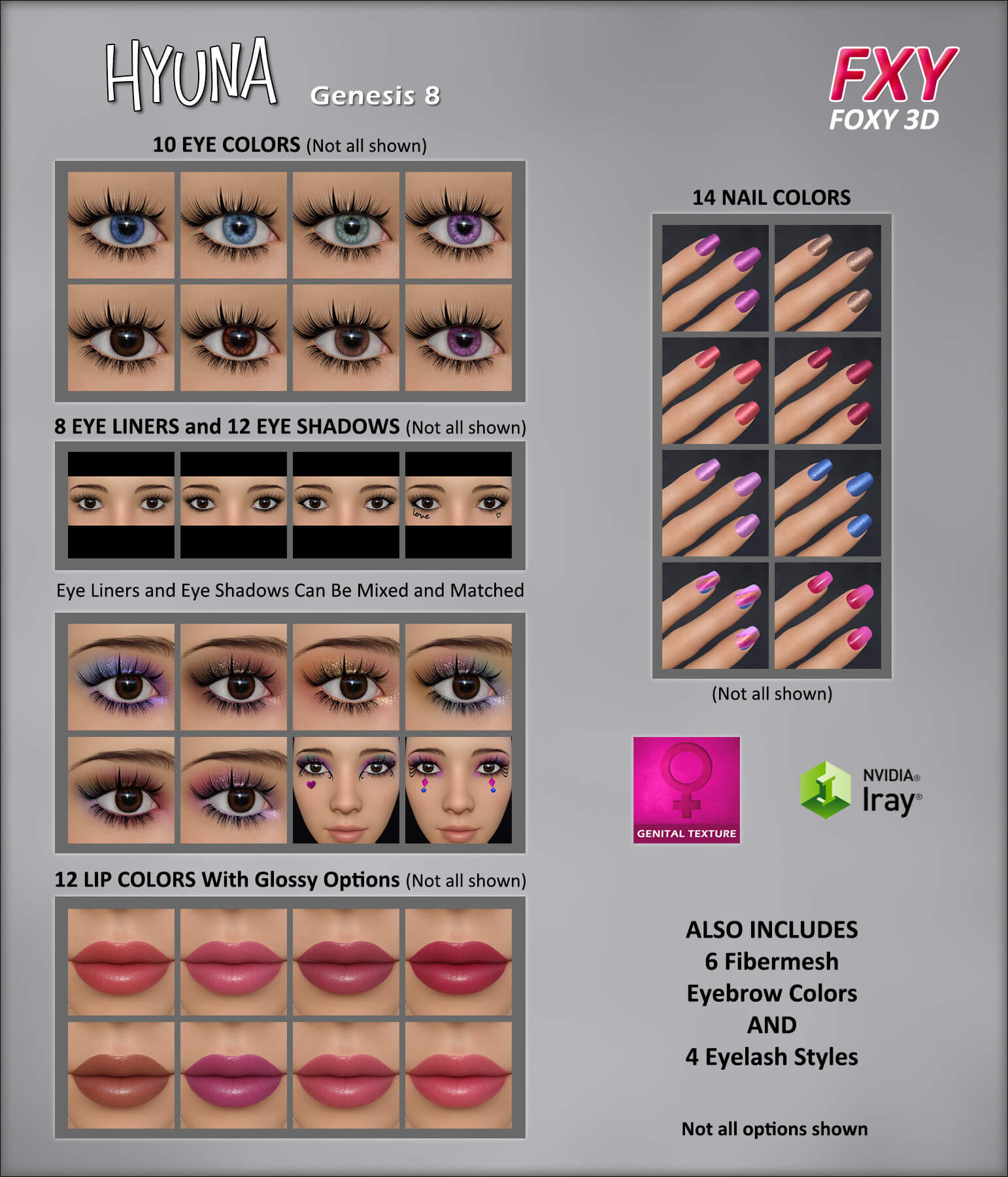 FXY Hyuna Character for Genesis 8 Female - Daz Content by Foxy 3D