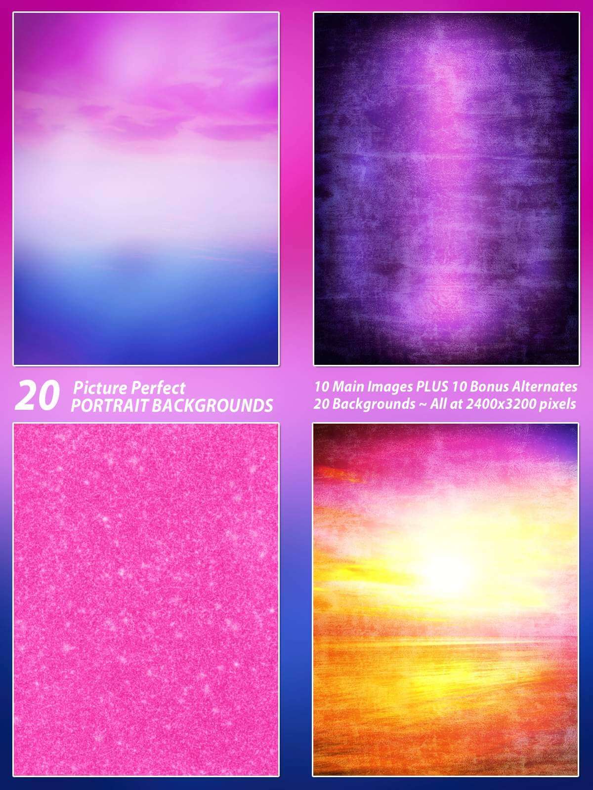 Picture Perfect Portrait Backgrounds - Volume 1 Daz Content by Foxy 3D