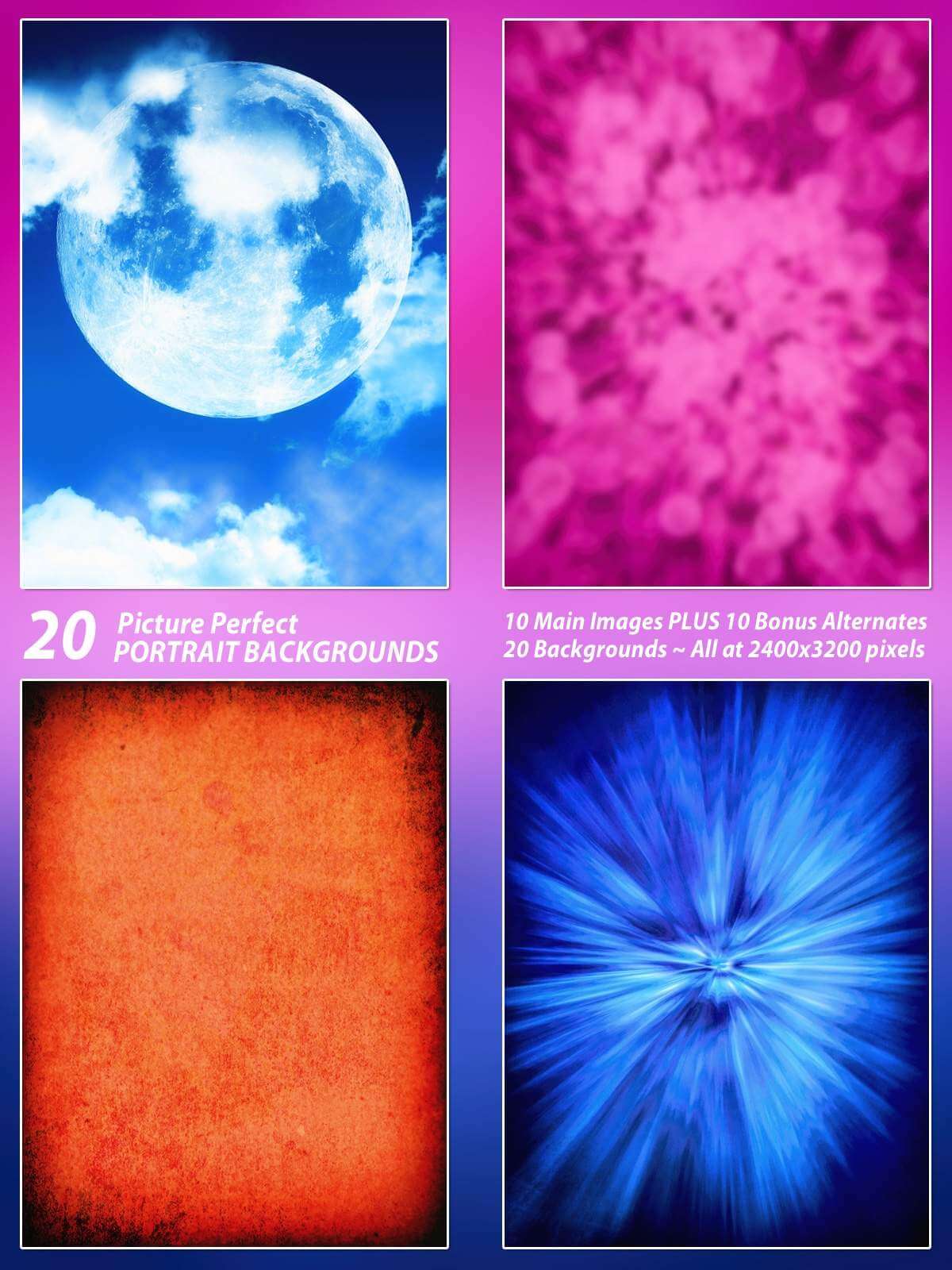 Picture Perfect Portrait Backgrounds - Volume 1 Daz Content by Foxy 3D