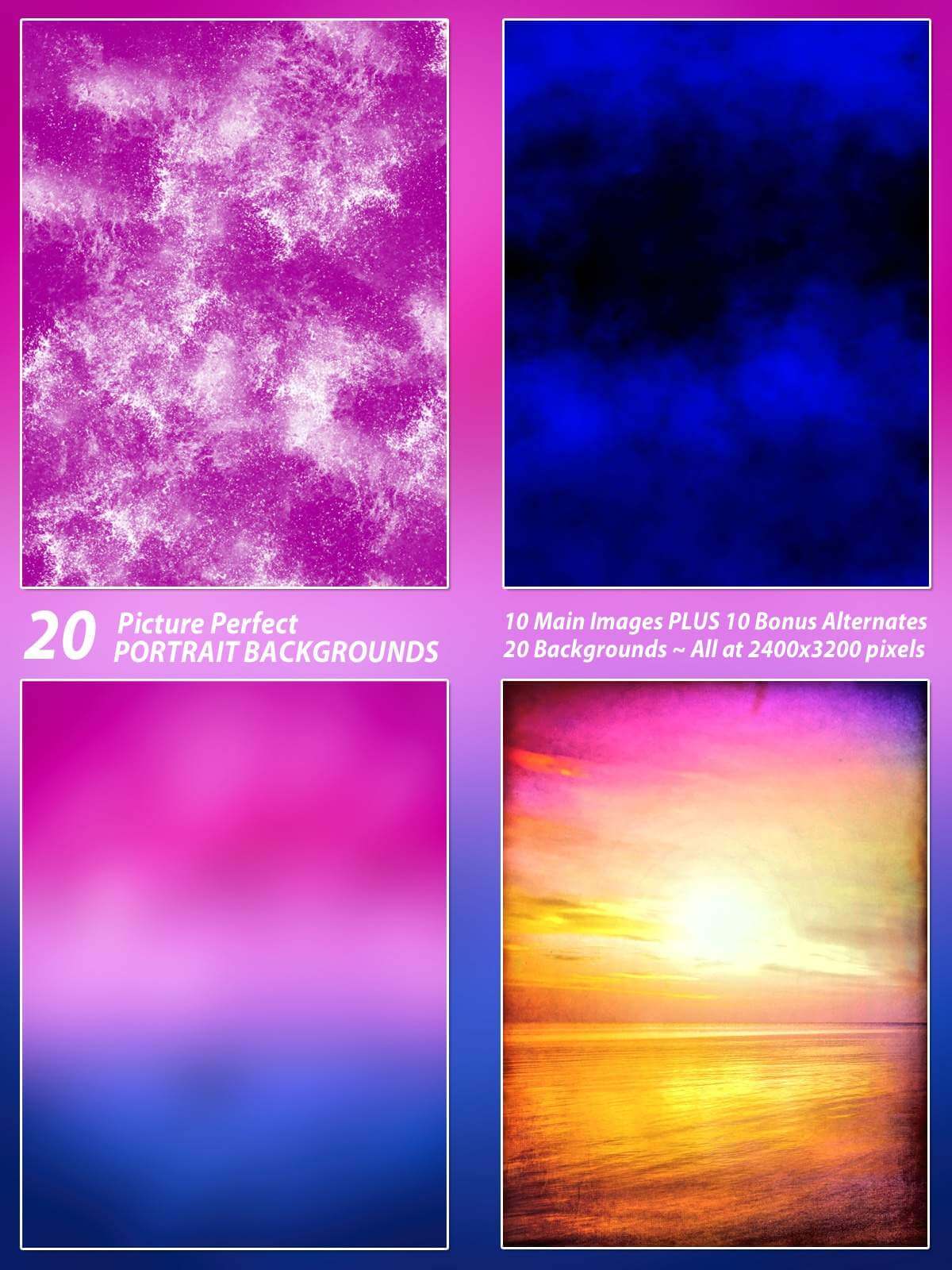 Picture Perfect Portrait Backgrounds - Volume 1 Daz Content by Foxy 3D