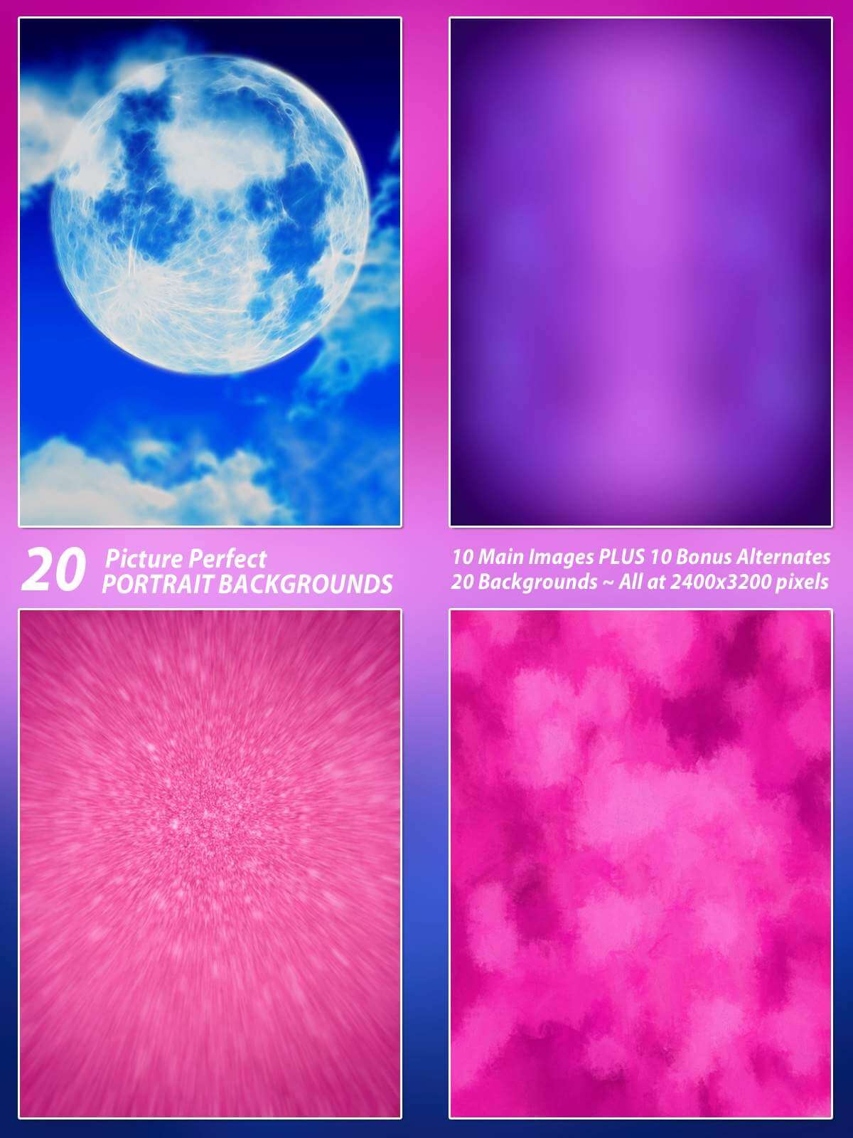 Picture Perfect Portrait Backgrounds - Volume 1 Daz Content by Foxy 3D