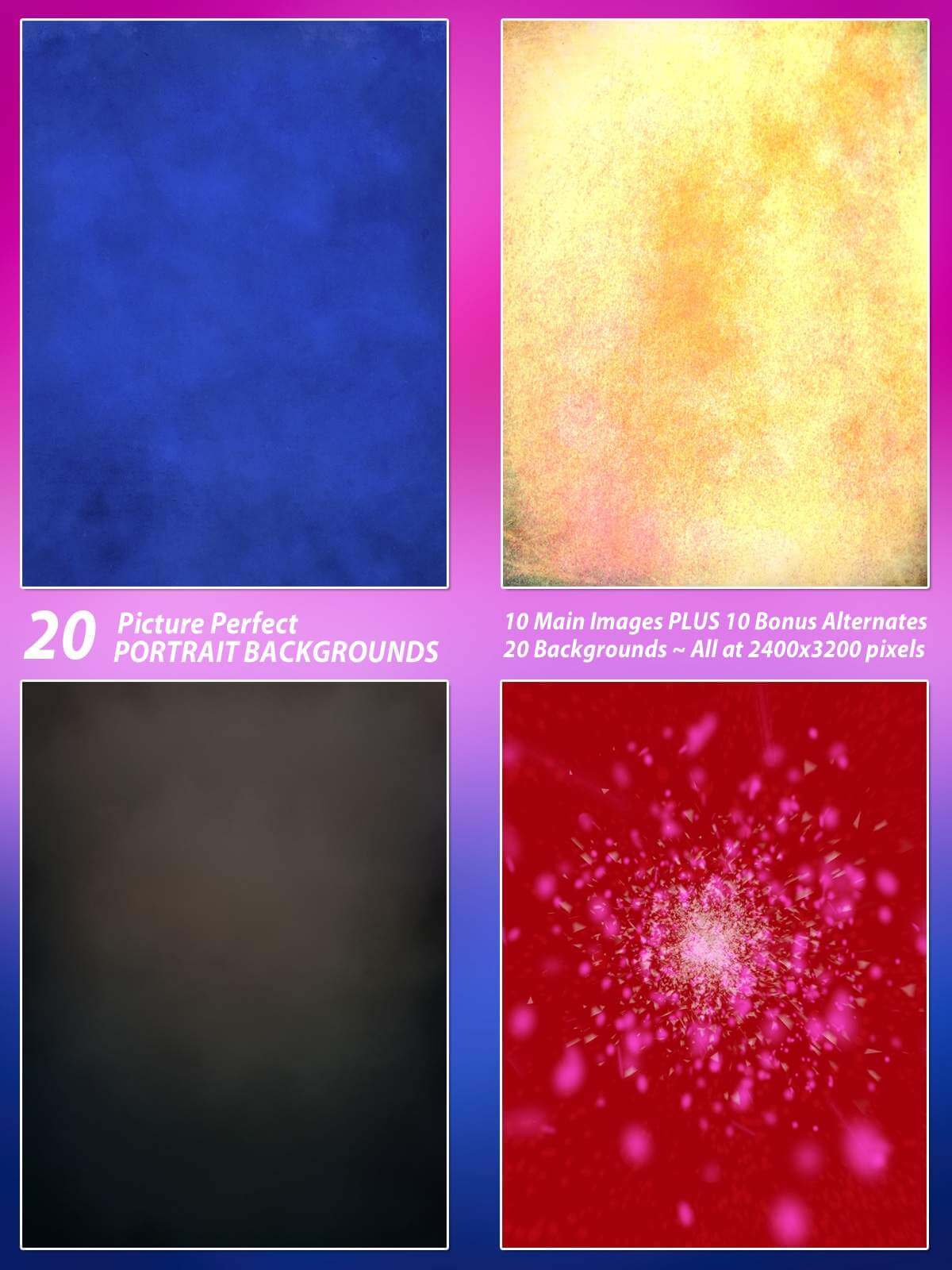 Picture Perfect Portrait Backgrounds - Volume 3 Daz Content by Foxy 3D