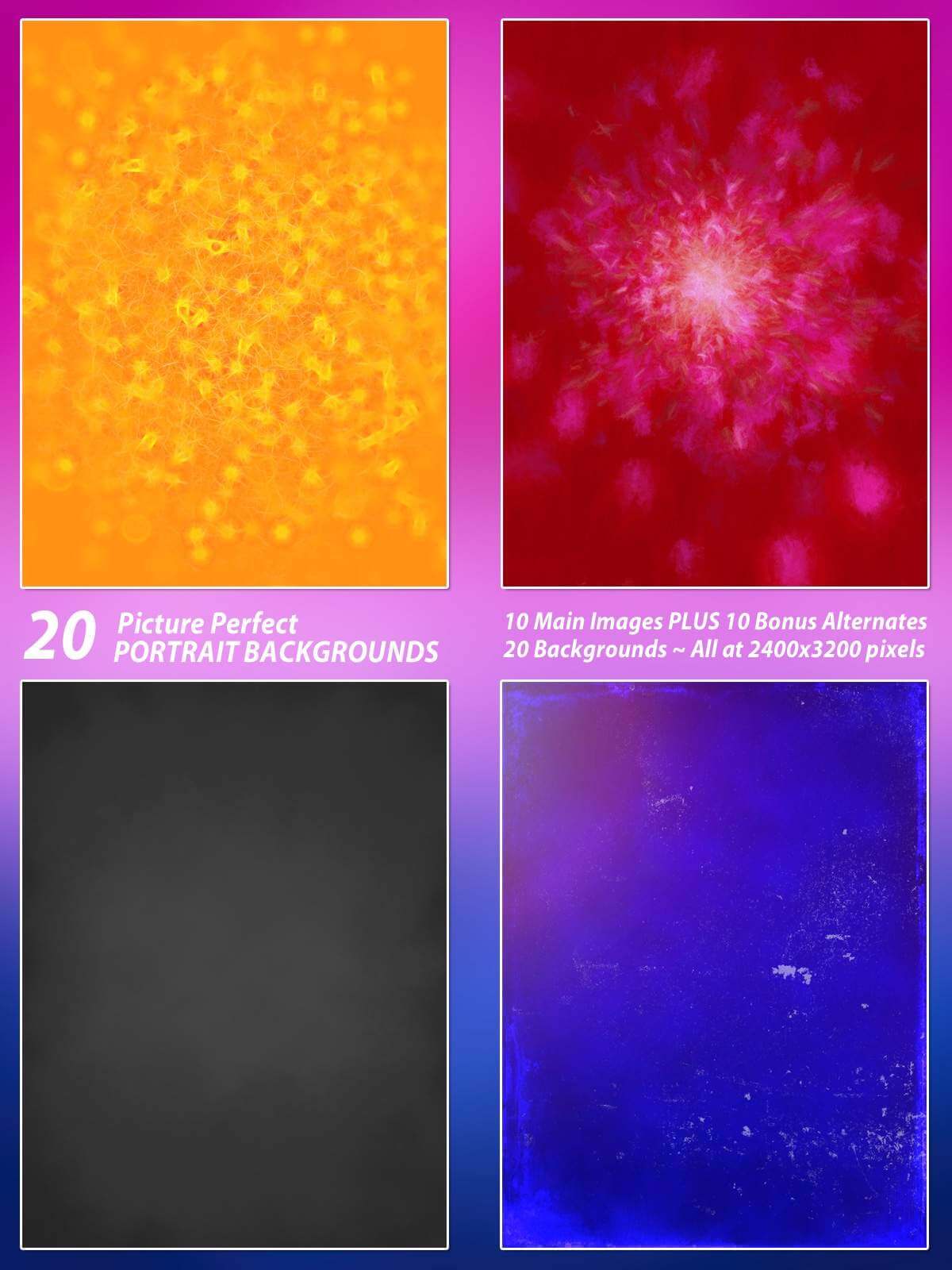 Picture Perfect Portrait Backgrounds - Volume 3 Daz Content by Foxy 3D