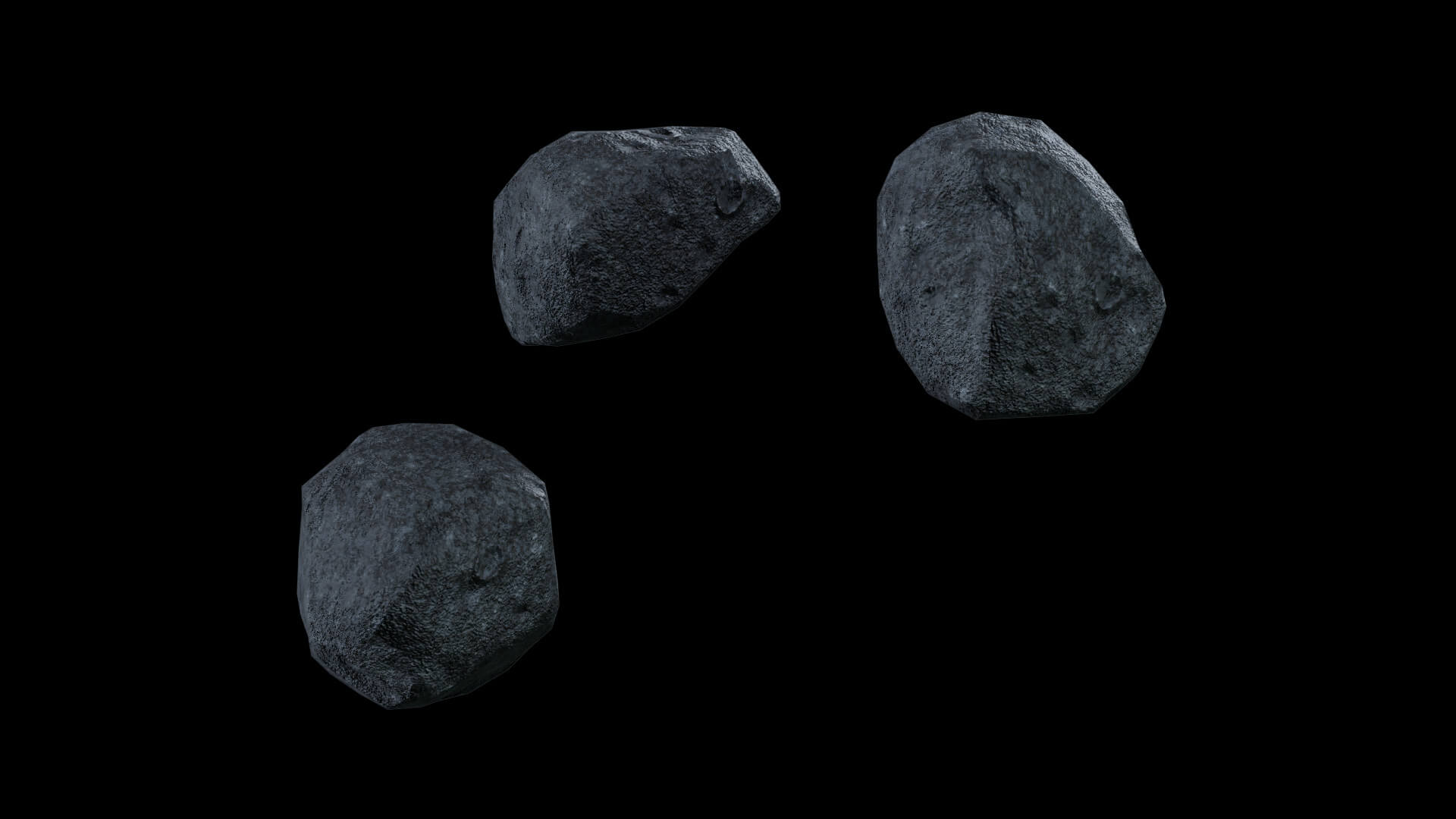Asteroid Pack - 3D Model by FPSunreal