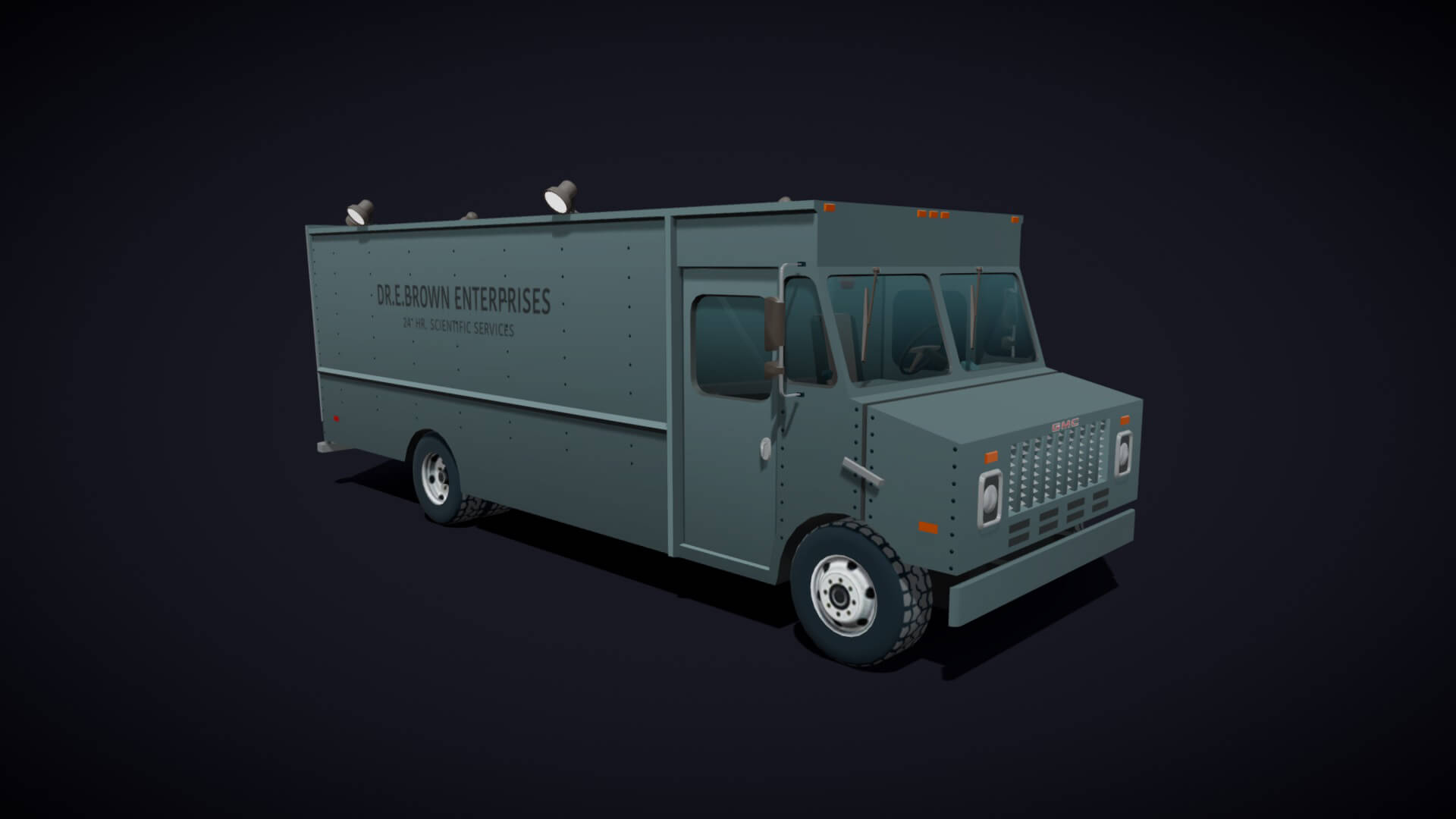 Doc Browns GMC Van - 3D Model by FPSunreal