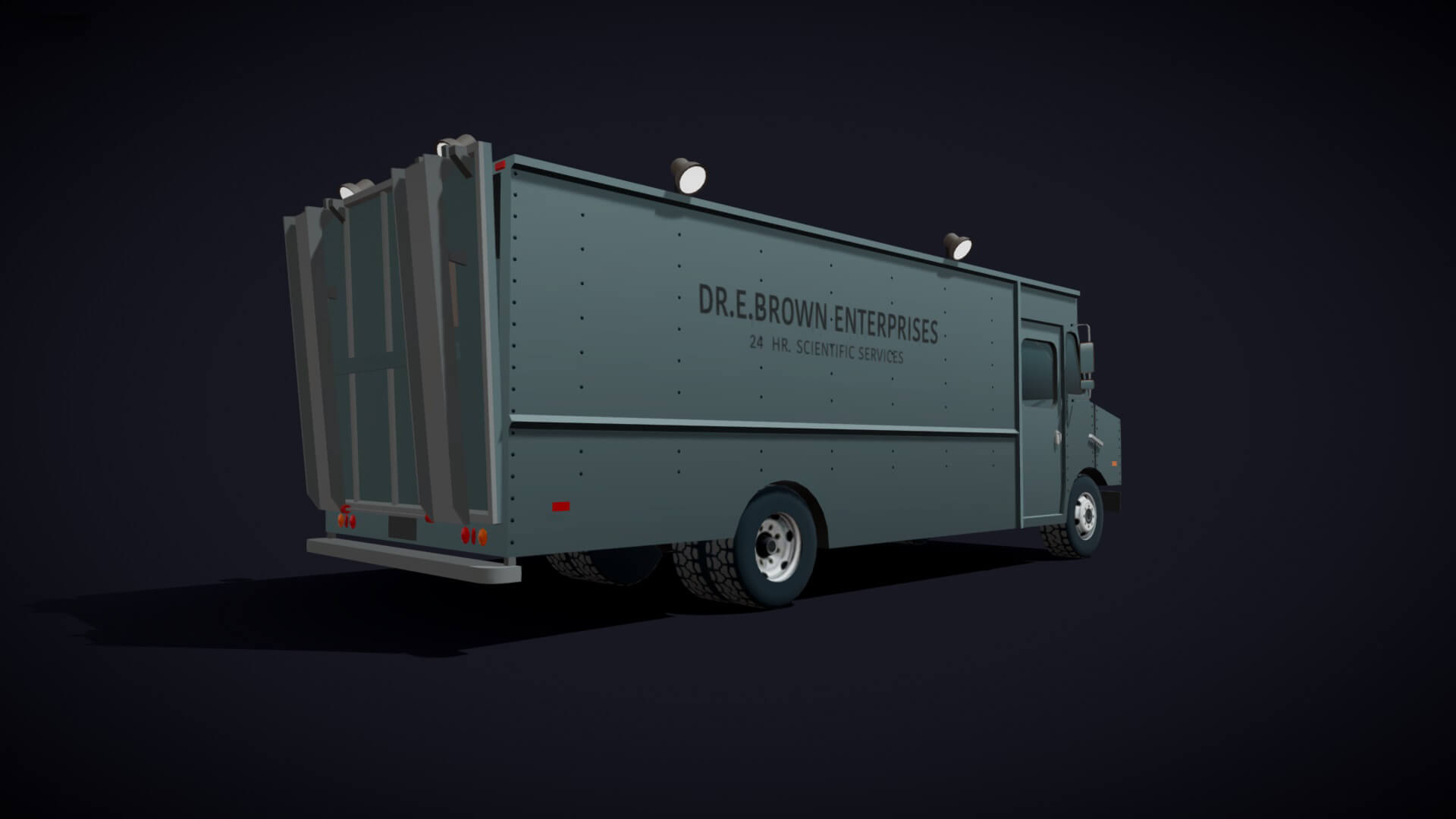 Doc Browns GMC Van - 3D Model by FPSunreal