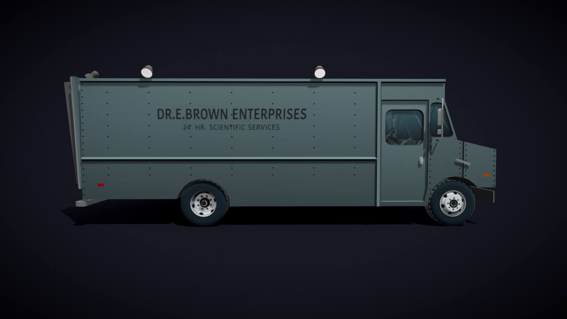 Doc Browns GMC Van - 3D Model by FPSunreal